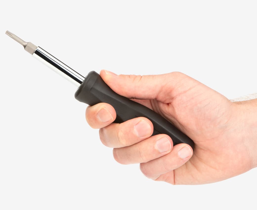 6-in-1 Torx Driver (T10 x T15, T20 x T25) - Black | TEKTON