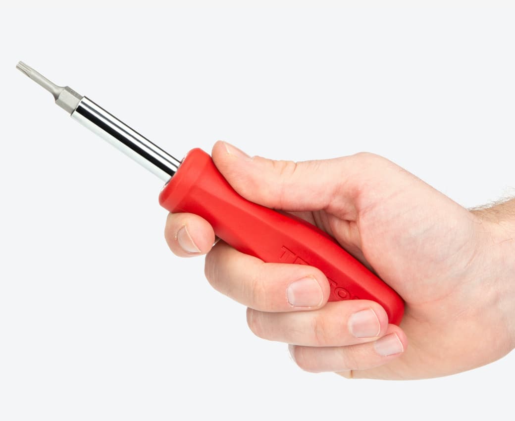 6-in-1 Torx Driver (T10 x T15, T20 x T25) - Red | TEKTON