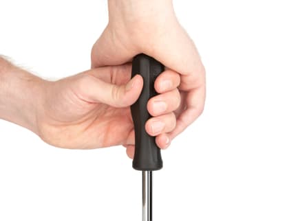 Driver Handle (Black) | TEKTON 6-in-1 | Molded in USA