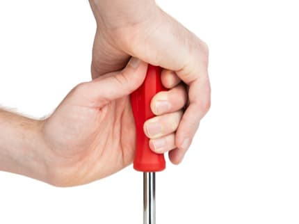 Driver Handle (Red) | TEKTON 6-in-1 | Molded in USA