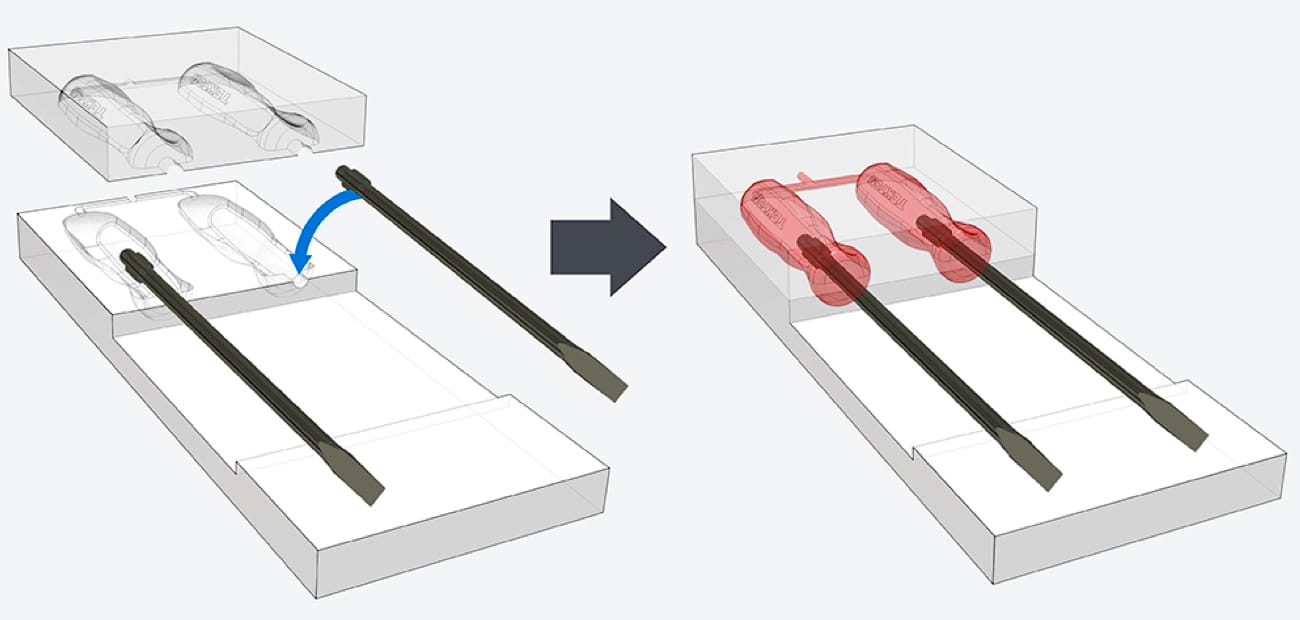 2-Piece Stubby Hard-Handle Black Oxide Blade Screwdriver Set | TEKTON