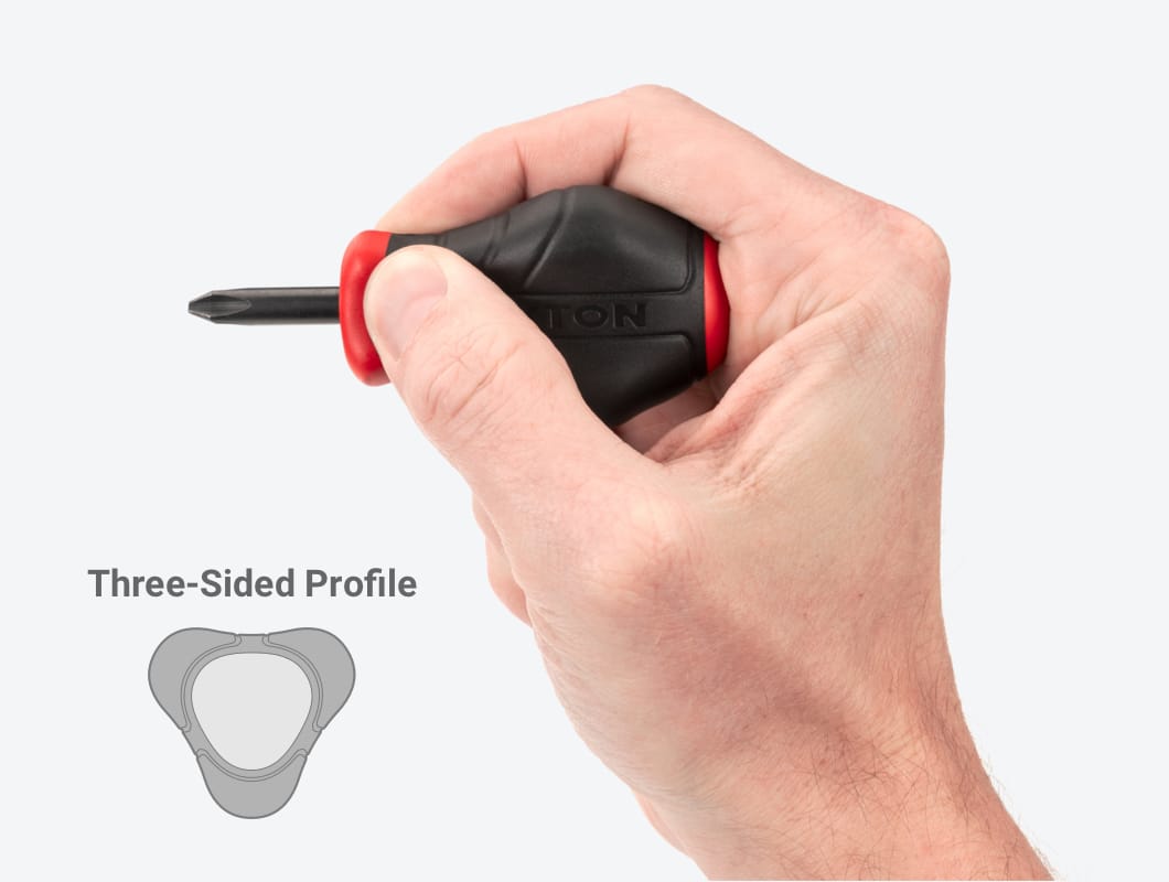 2-Piece Stubby High-Torque Black Oxide Blade Screwdriver Set | TEKTON