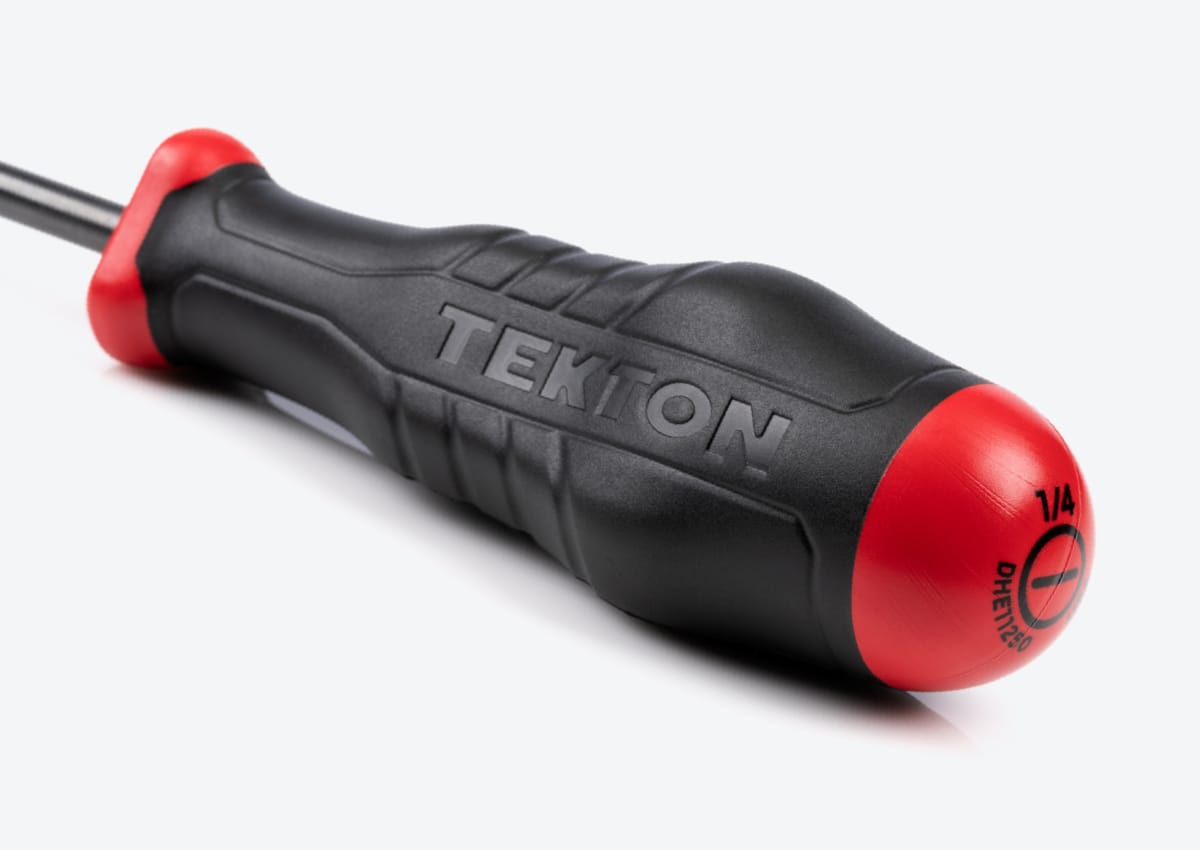 5/16 Inch Slotted High-Torque Screwdriver (Black Oxide) | DHE11313 | TEKTON