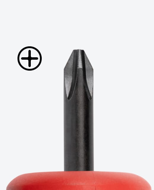 2-Piece Stubby Hard-Handle Black Oxide Blade Screwdriver Set | TEKTON