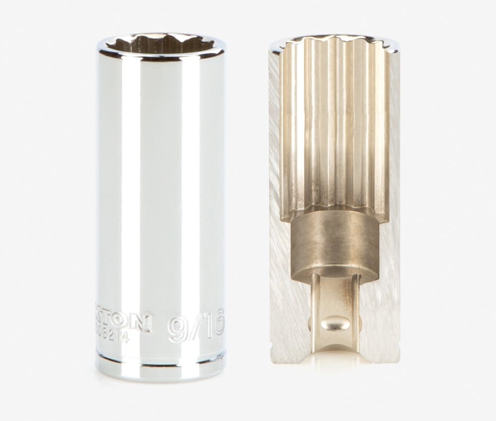 1/4 Inch Drive Deep 12-Point Socket Set, 14-Piece | TEKTON | SHD90114