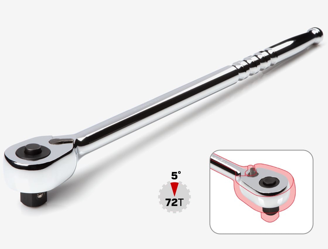 26-Piece 3/4 Inch Drive Deep 6-Point Socket and Ratchet Set | TEKTON