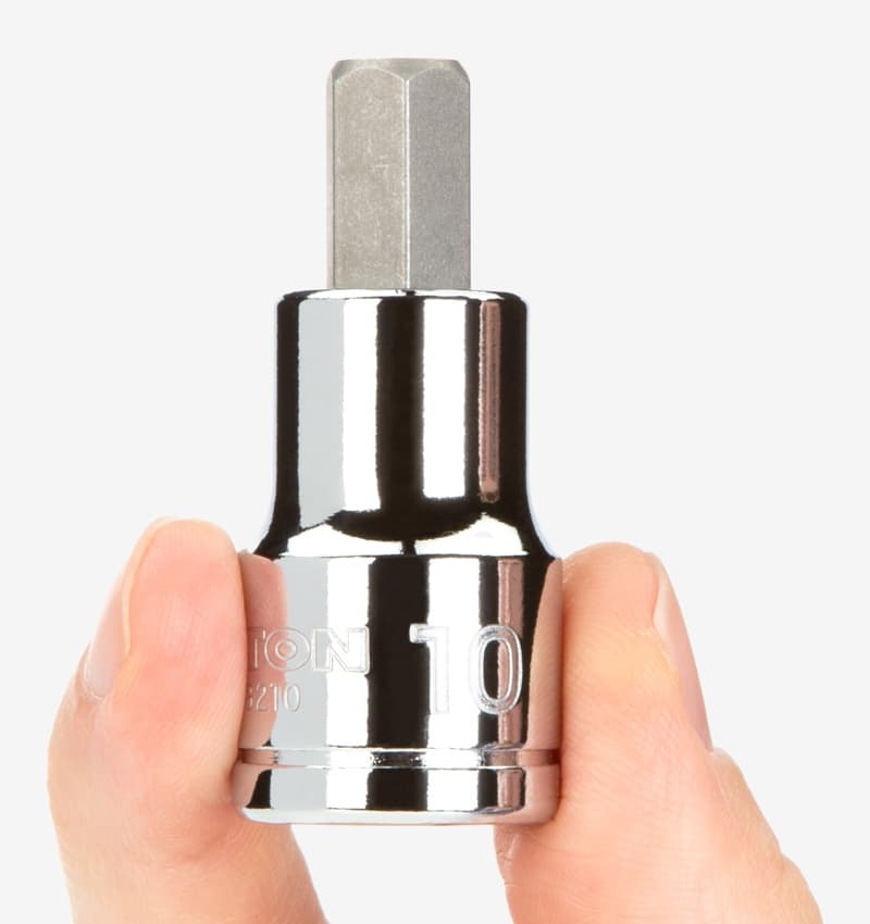 1/2 Inch Drive Hex Bit Socket Set (10-Piece) | TEKTON | SHB92101