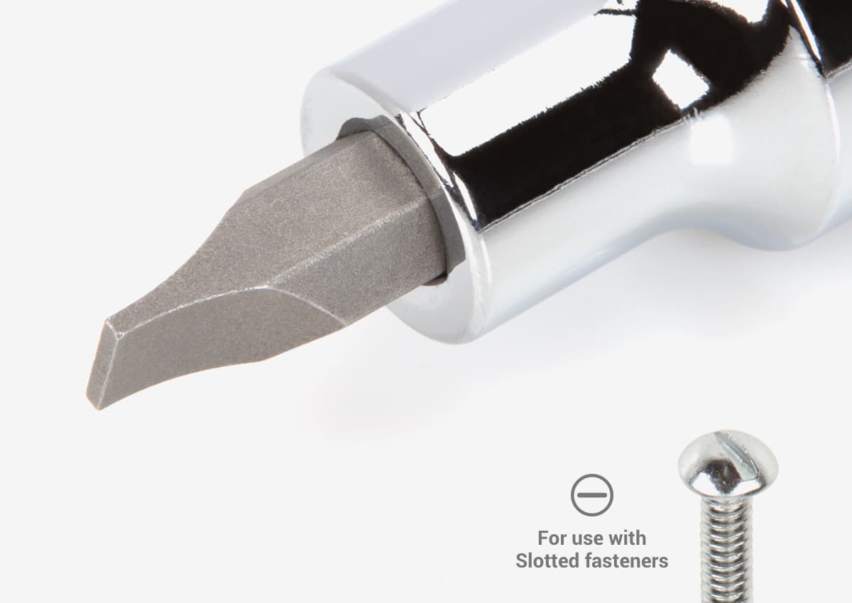 1/2 Inch Drive x 5/16 Inch Slotted Bit Socket | TEKTON | SHB20202