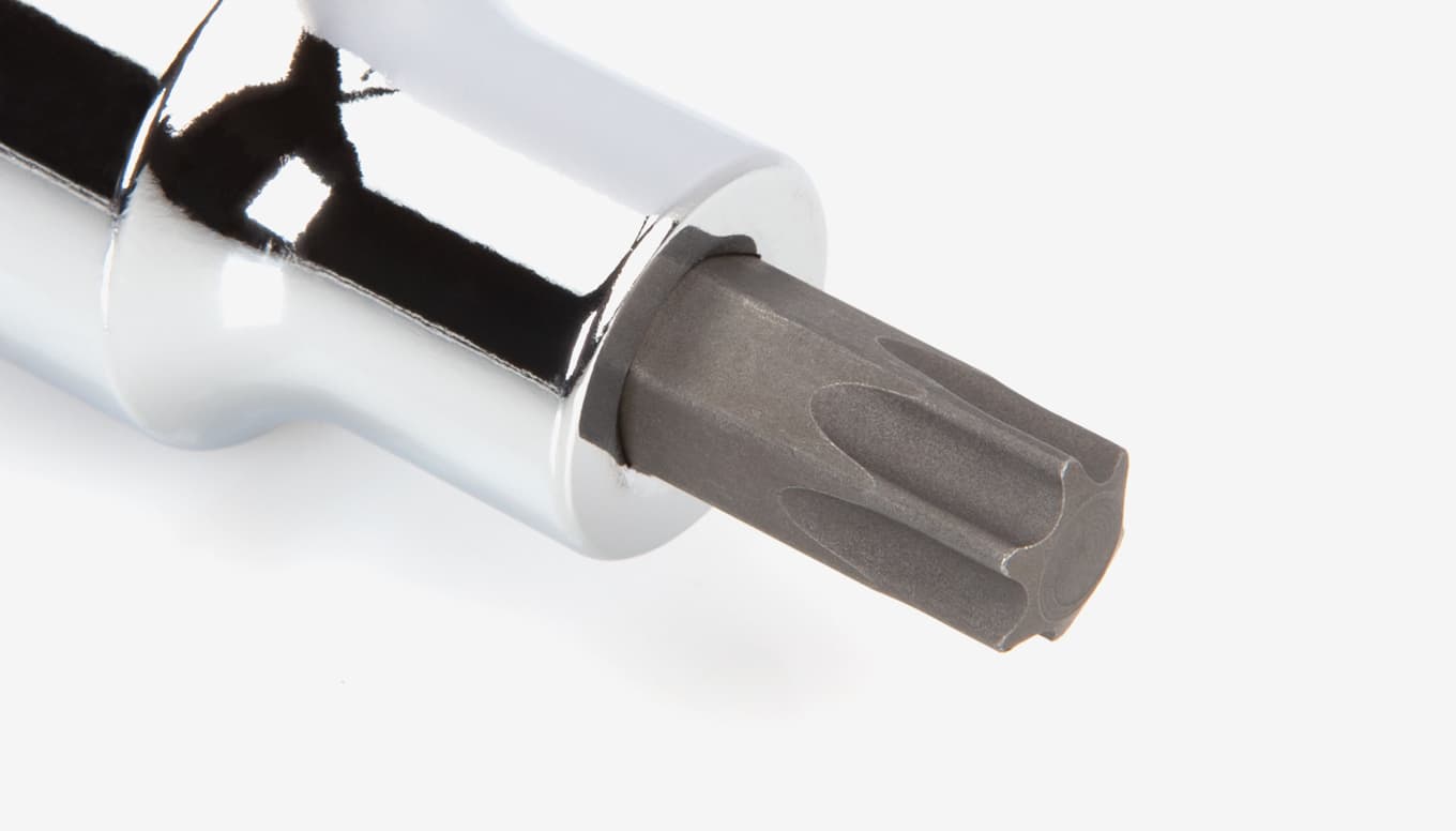 30-Piece 1/2 Inch Drive Bit & External Star Socket Set | TEKTON