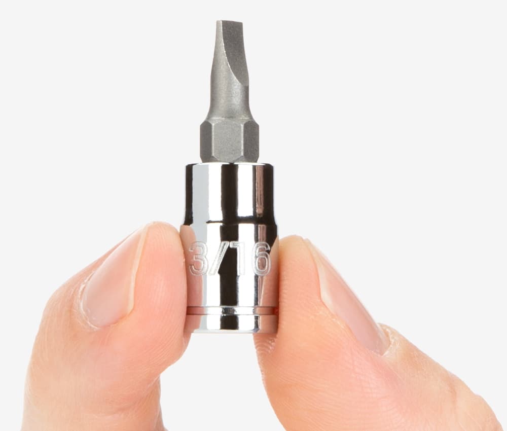 1/4 Inch Drive x 5/16 Inch Slotted Bit Socket | TEKTON | SHB00203
