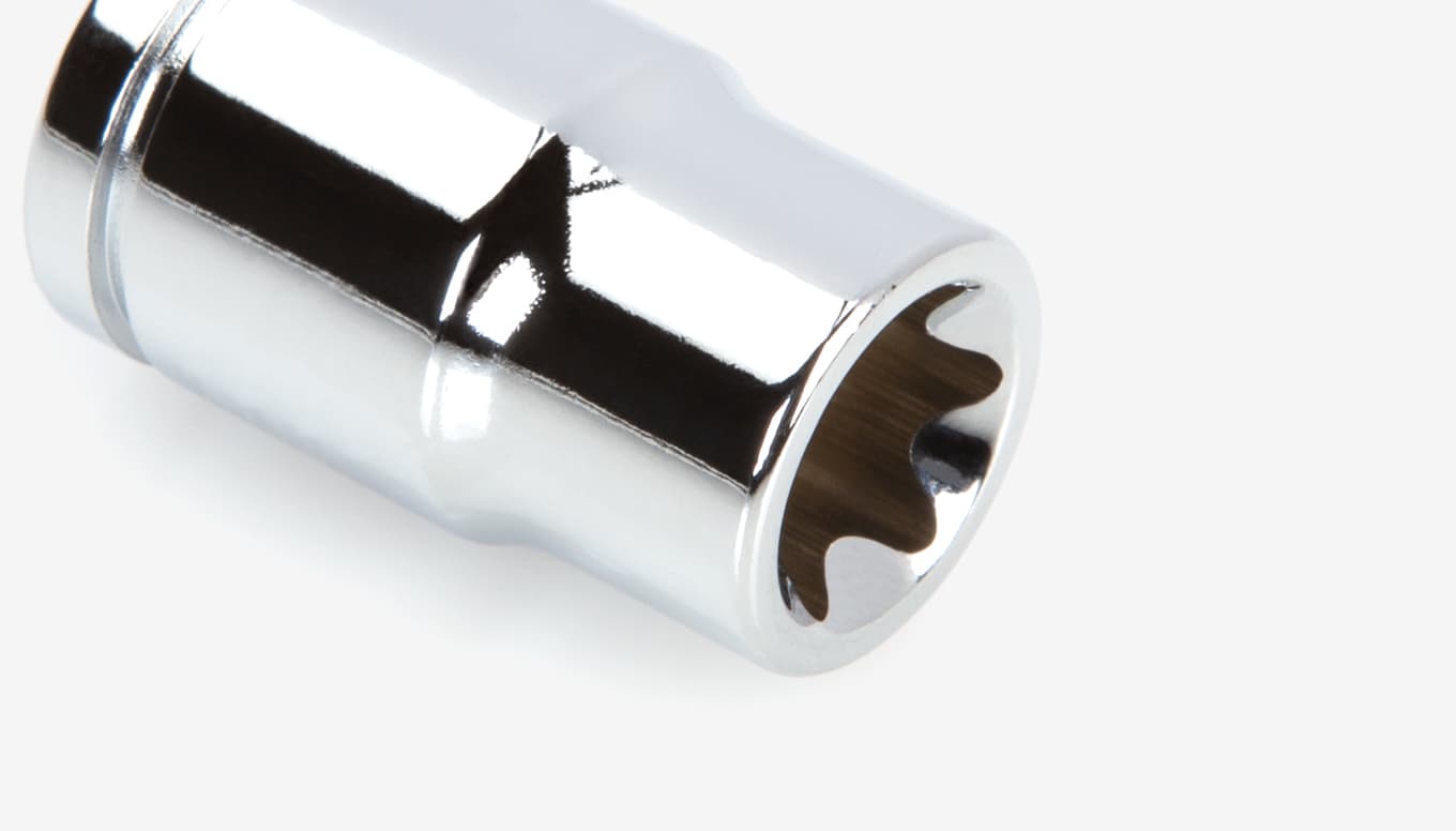 3/8 Inch Drive Torx/Tamper-Resistant Torx Bit & External Star Socket ...