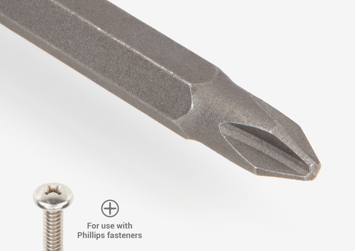 3/8 Inch Drive x #2 Long Phillips Bit Socket | TEKTON | SHB11402