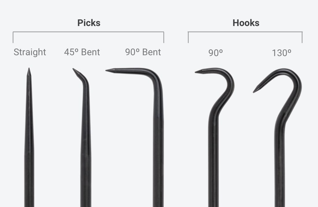 Pick and Hook Set (5-Piece) | TEKTON | PNH90101