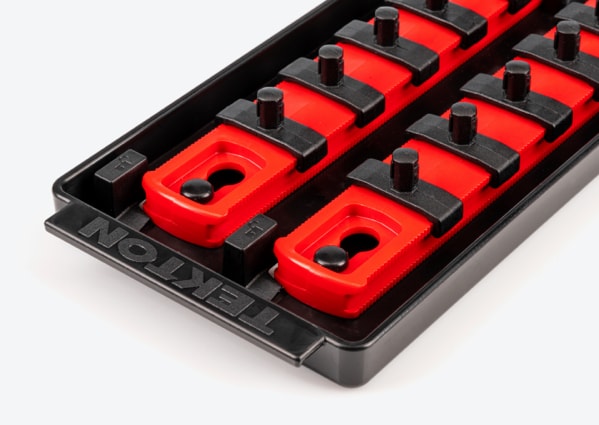 1/4 Inch Drive Socket Rail and Tray Set (50-Tool) | TEKTON