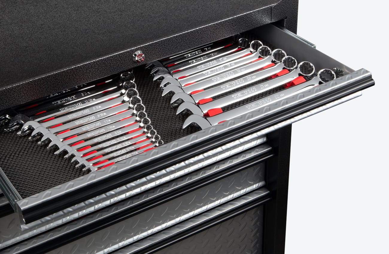 30-Tool Combination Wrench Organizer Rails | TEKTON