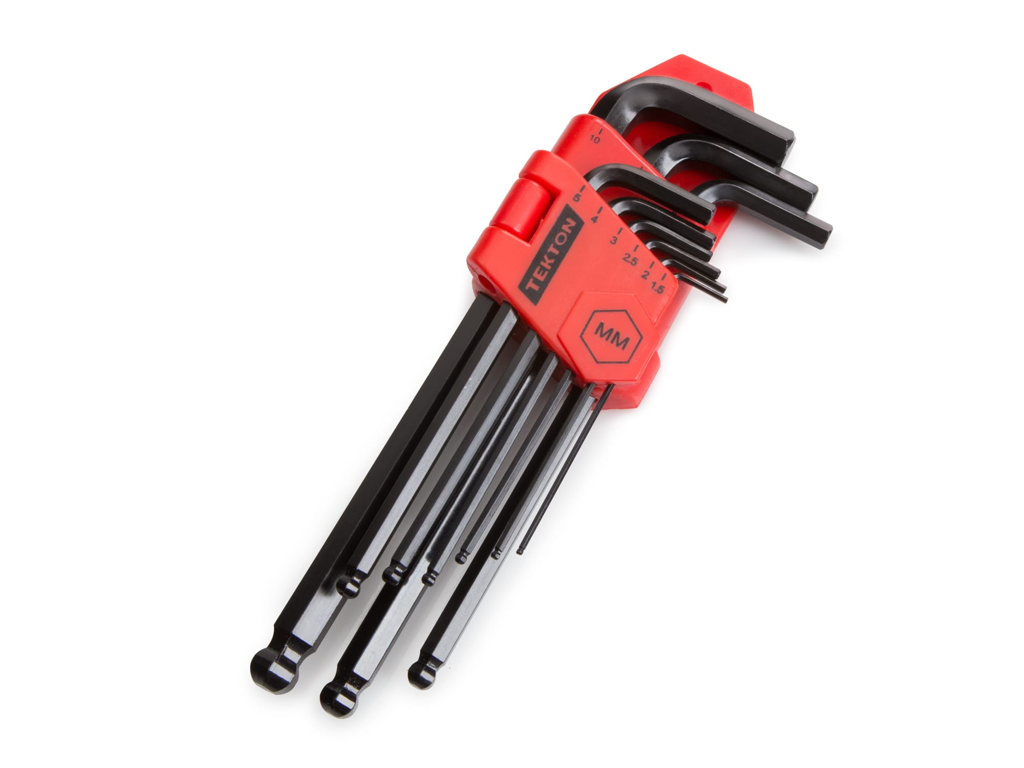 Metric Ball End Hex Key Wrench Set (9-Piece) | TEKTON | 25271