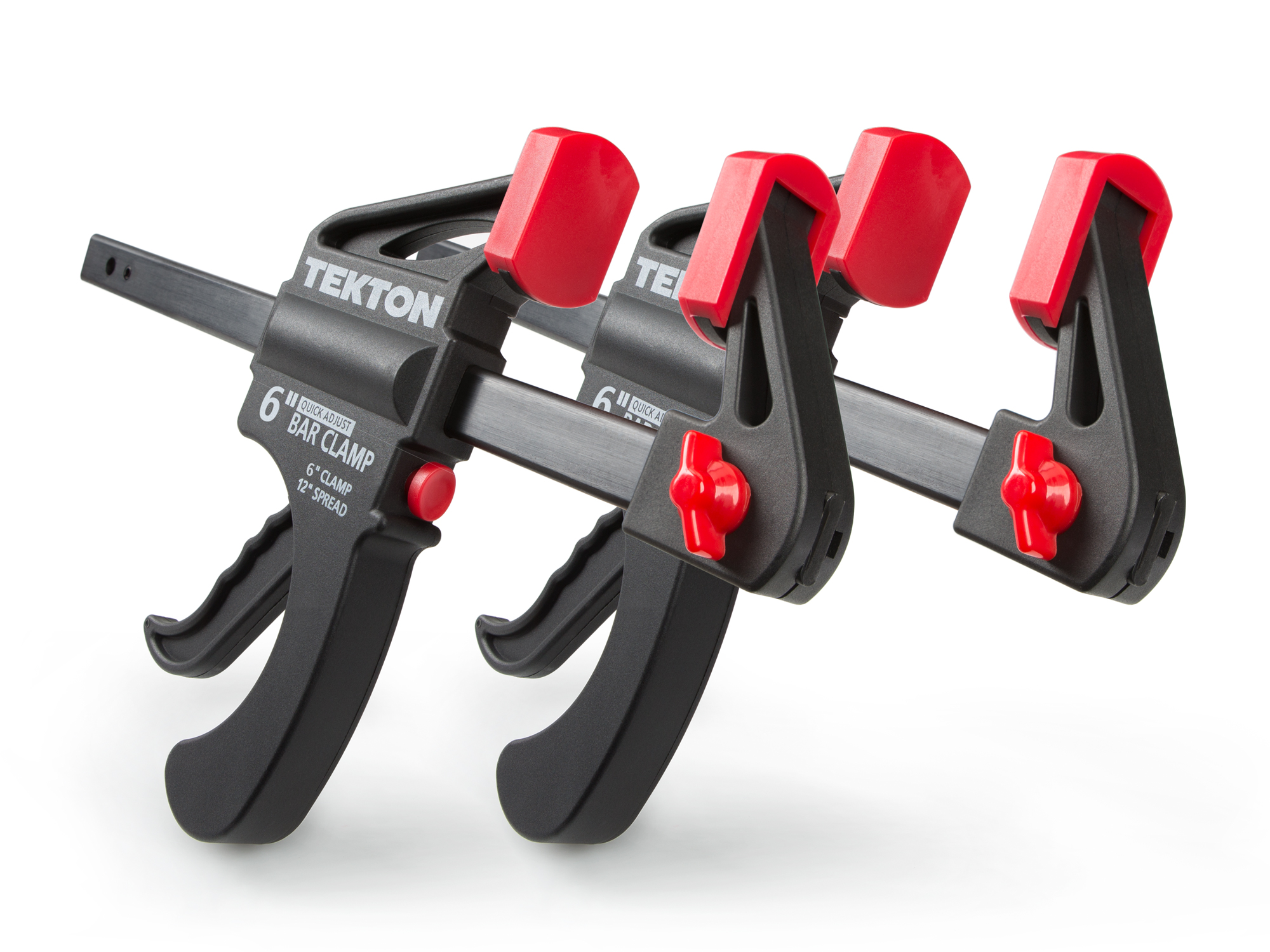 6 Inch Ratchet Bar Clamp / 12 Inch Spreader Set, 2-Piece | TEKTON ...