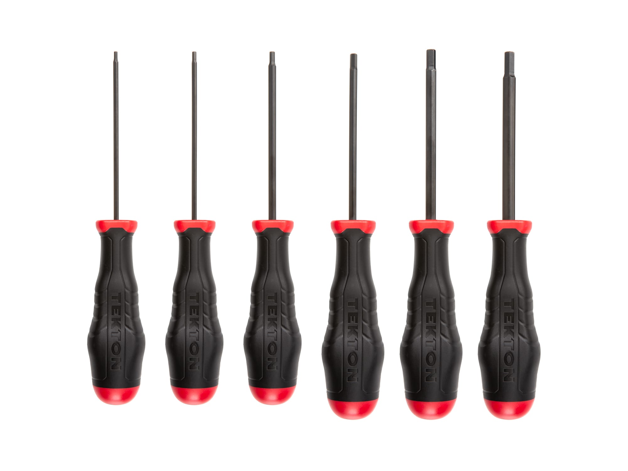 6-Piece Metric Black Oxide Blade Hex Driver Set | TEKTON | Made in USA