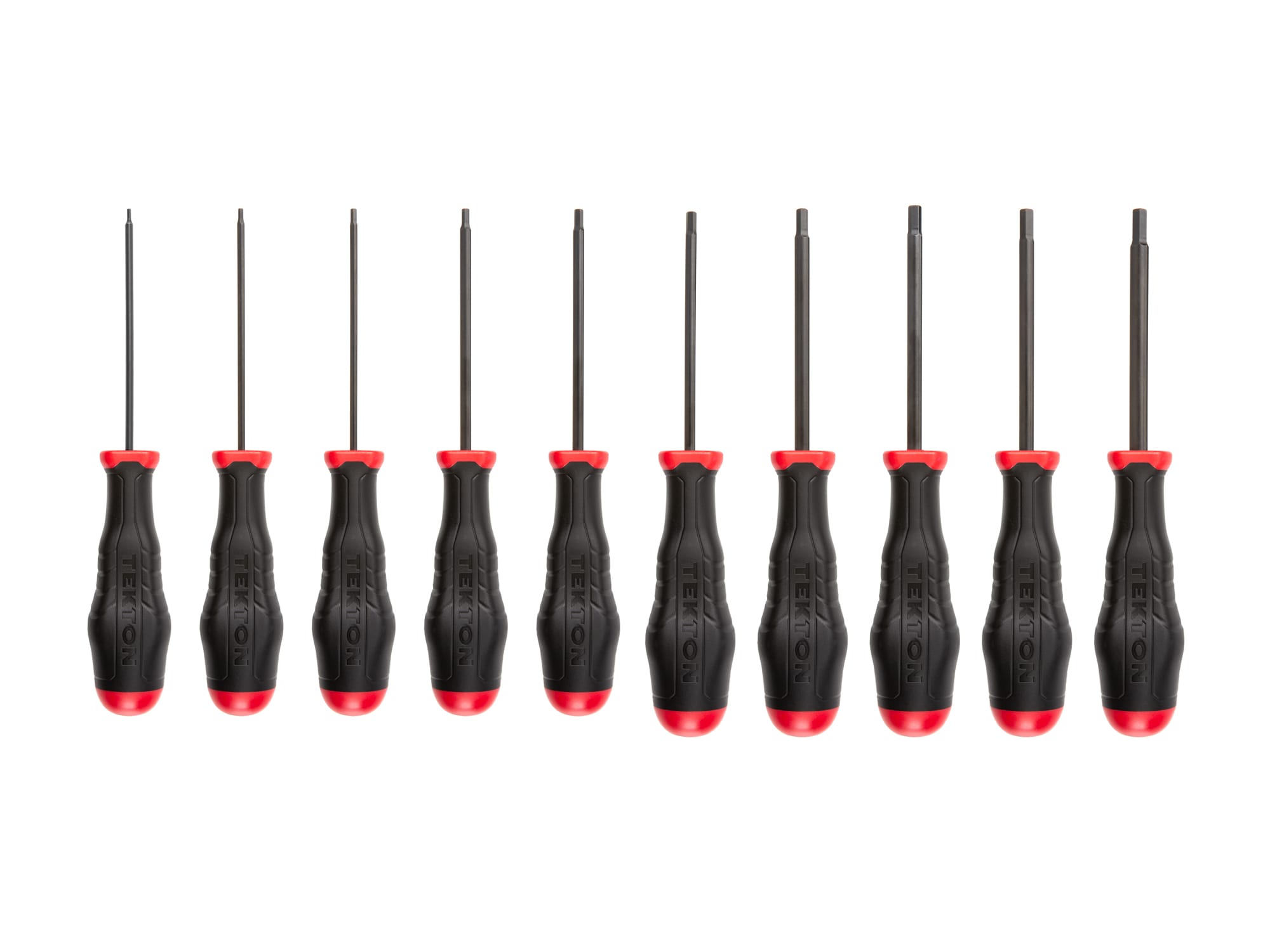 10-Piece Hex High-Torque Screwdriver Set (1.5–6 mm) | TEKTON