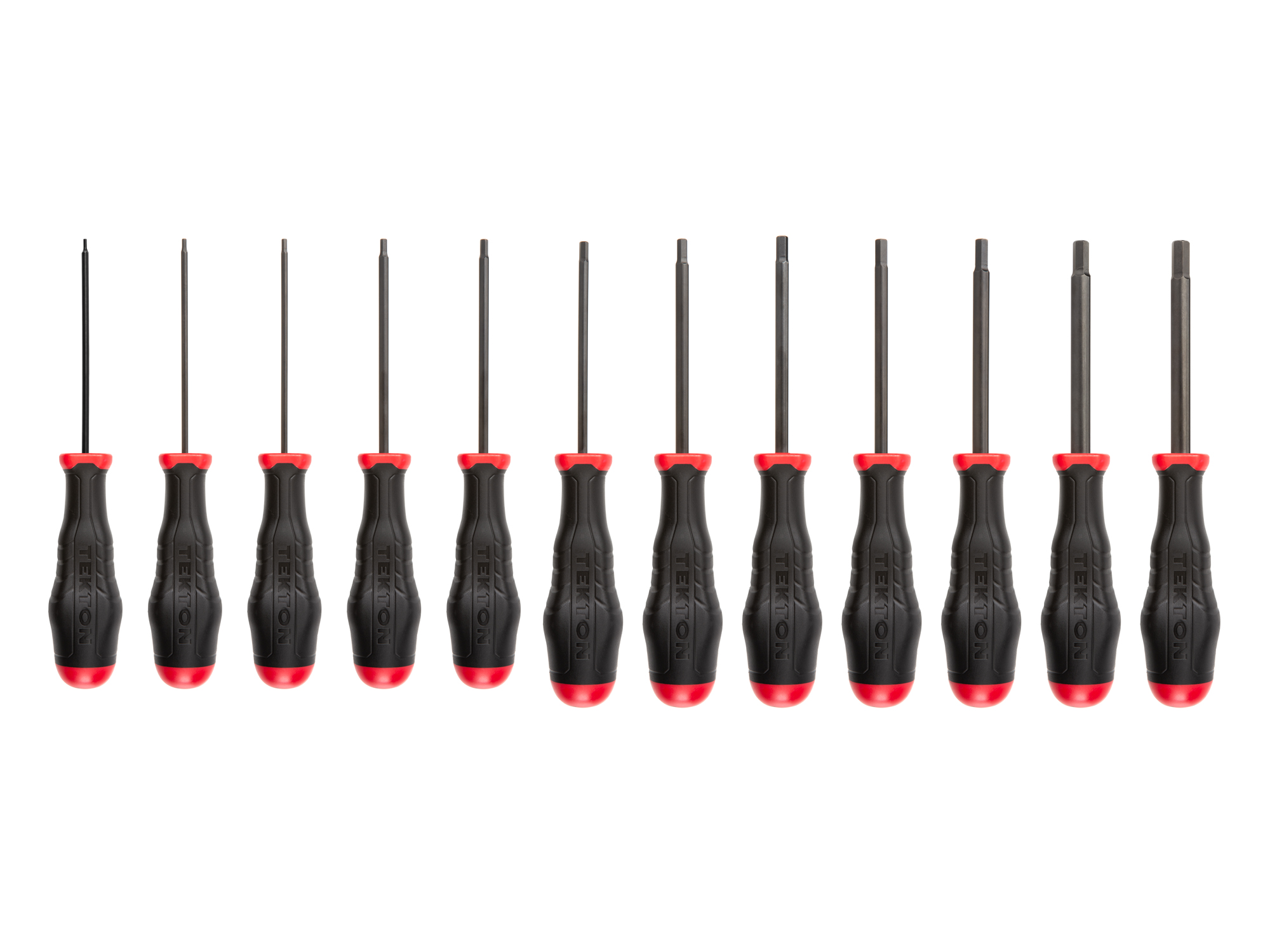 12-Piece Hex High-Torque Black Oxide Blade Screwdriver Set | TEKTON