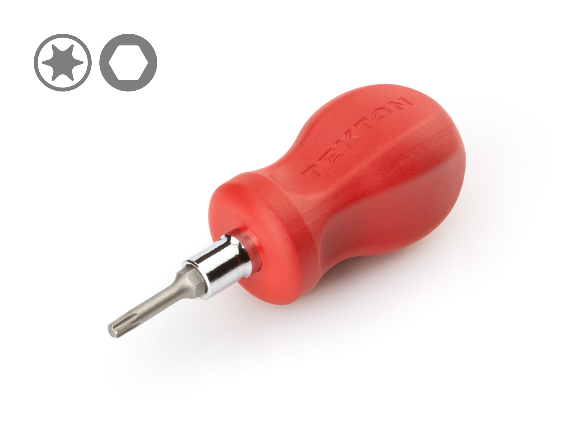 3-in-1 Torx Driver (T15 x T20) - Red Handle | TEKTON