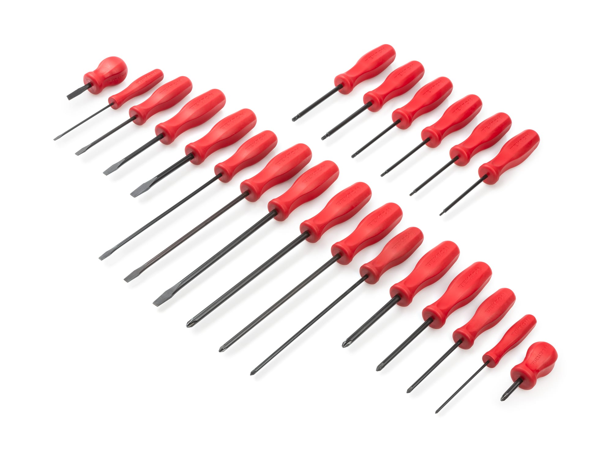 22-Piece Hard Handle Screwdriver Set (Black Oxide) | TEKTON® | Made in USA
