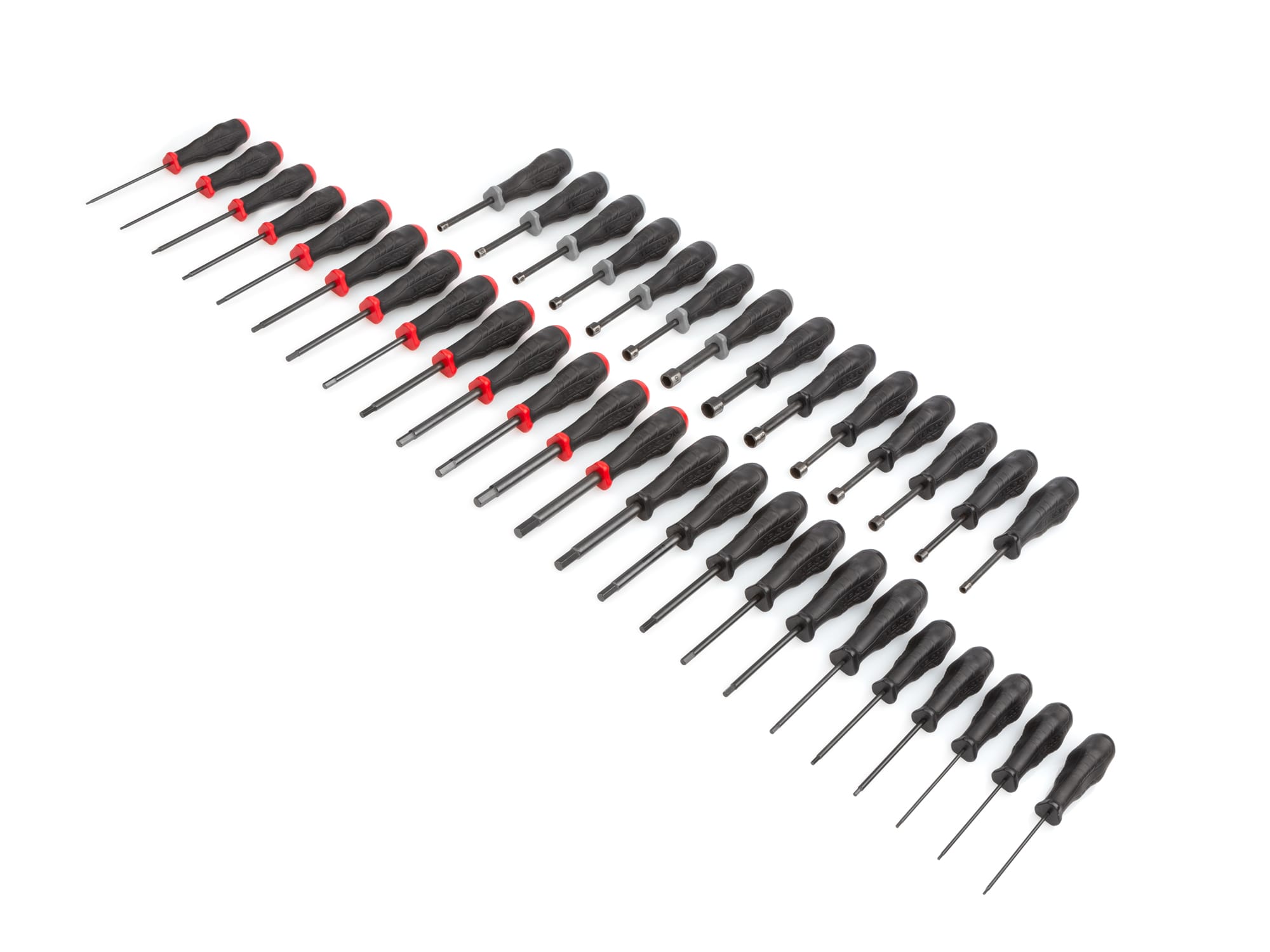 38-Piece High-Torque Hex Screwdriver & Nut Driver Set | TEKTON | DRV41226