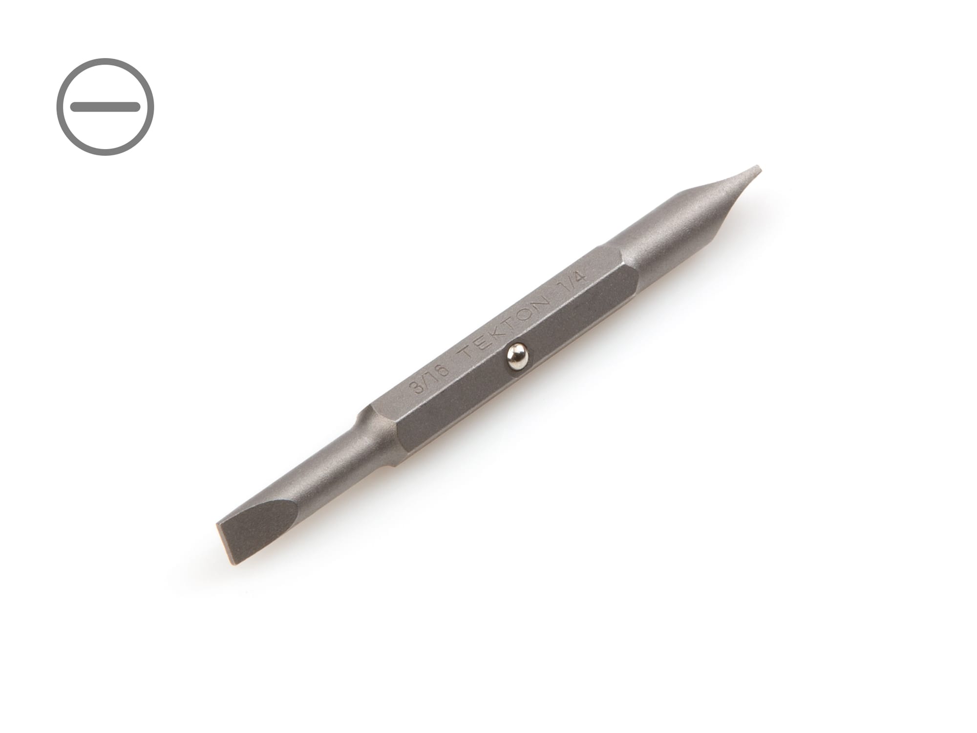 3/16 x 1/4 Inch Slotted Bit (1/4 in. shank) | TEKTON Multi-Bit Drivers