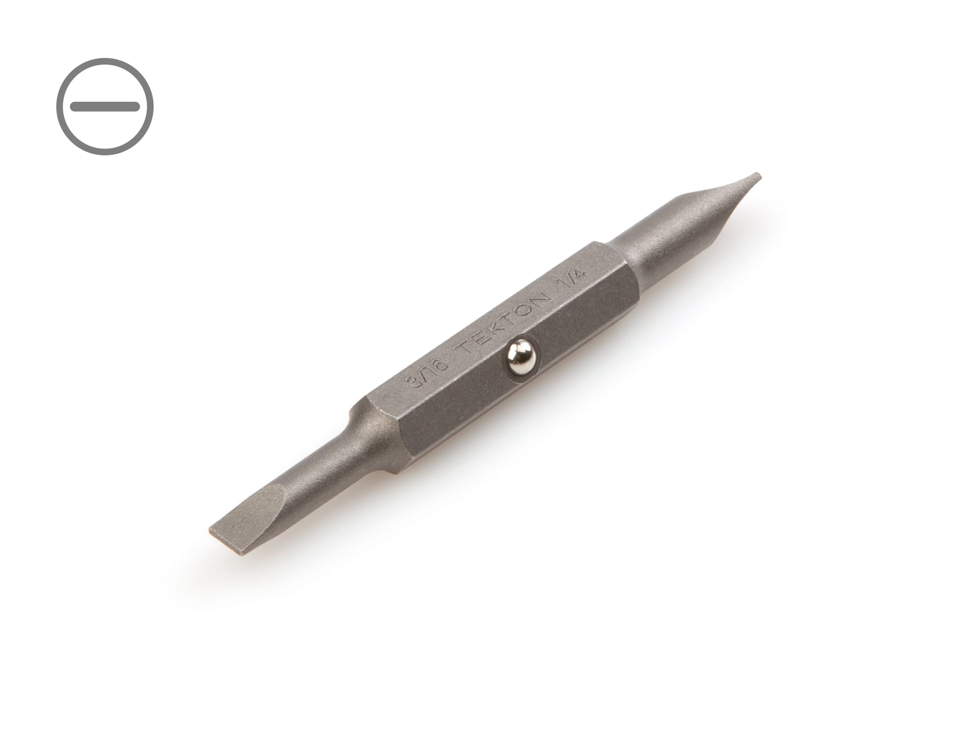3/16 x 1/4 Inch Slotted Bit (5/16 in. shank) | TEKTON Multi-Bit Drivers