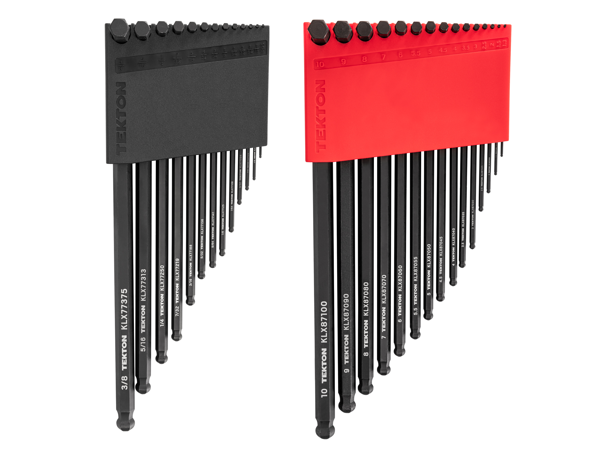 28-Piece Short Arm Ball End Hex L-Key Set (Inch, Metric) | TEKTON