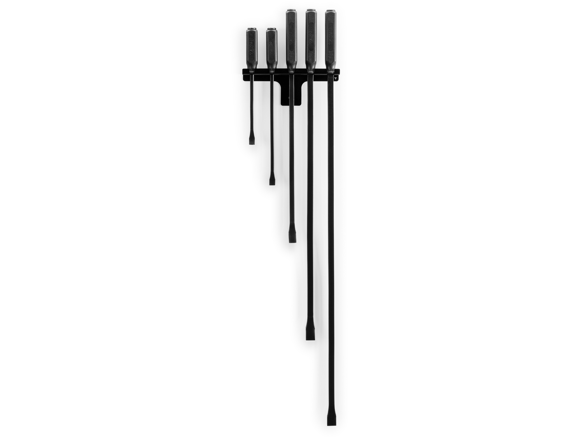 Angled End Handled Pry Bar Set, 5-Piece (12, 17, 25, 36, 45 in ...