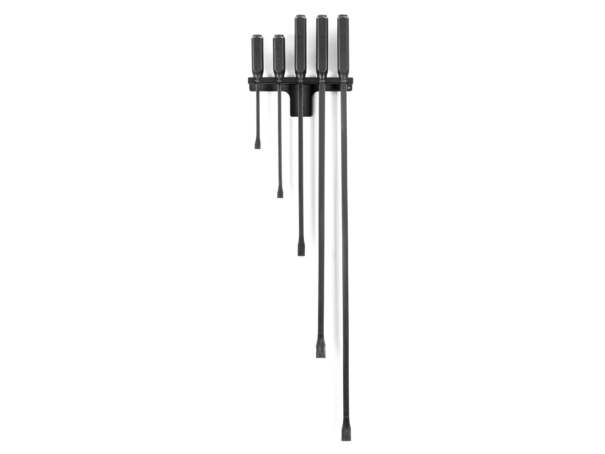 5-Piece Pry Bar Set with Wall Hanger | TEKTON | Made in USA