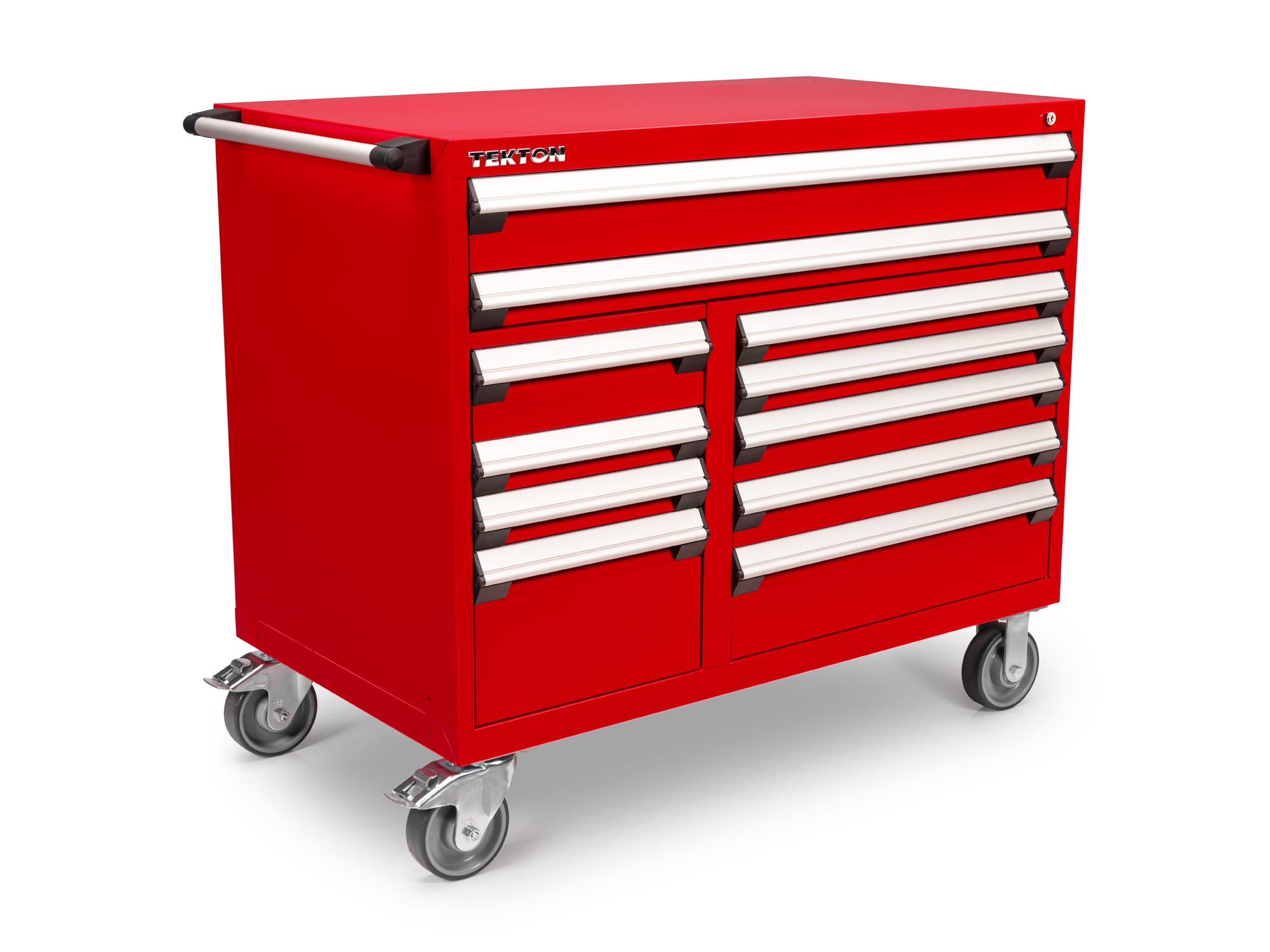 11 Drawer 40 60 Split Bank Tool Cabinet Red 48 W X 27 D X 41 5 H In 11 Drawer 40 60 Split Bank Tool Cabinet Red 48 W X 27 D X 41 5 H In