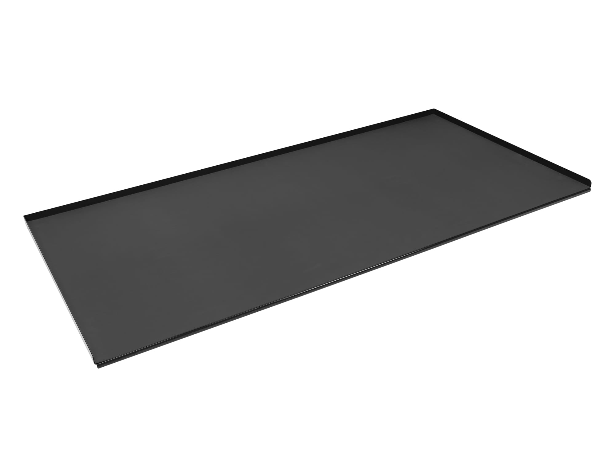 Black Painted Steel Top with Rubber Mat (60 W x 30 D in.) | TEKTON