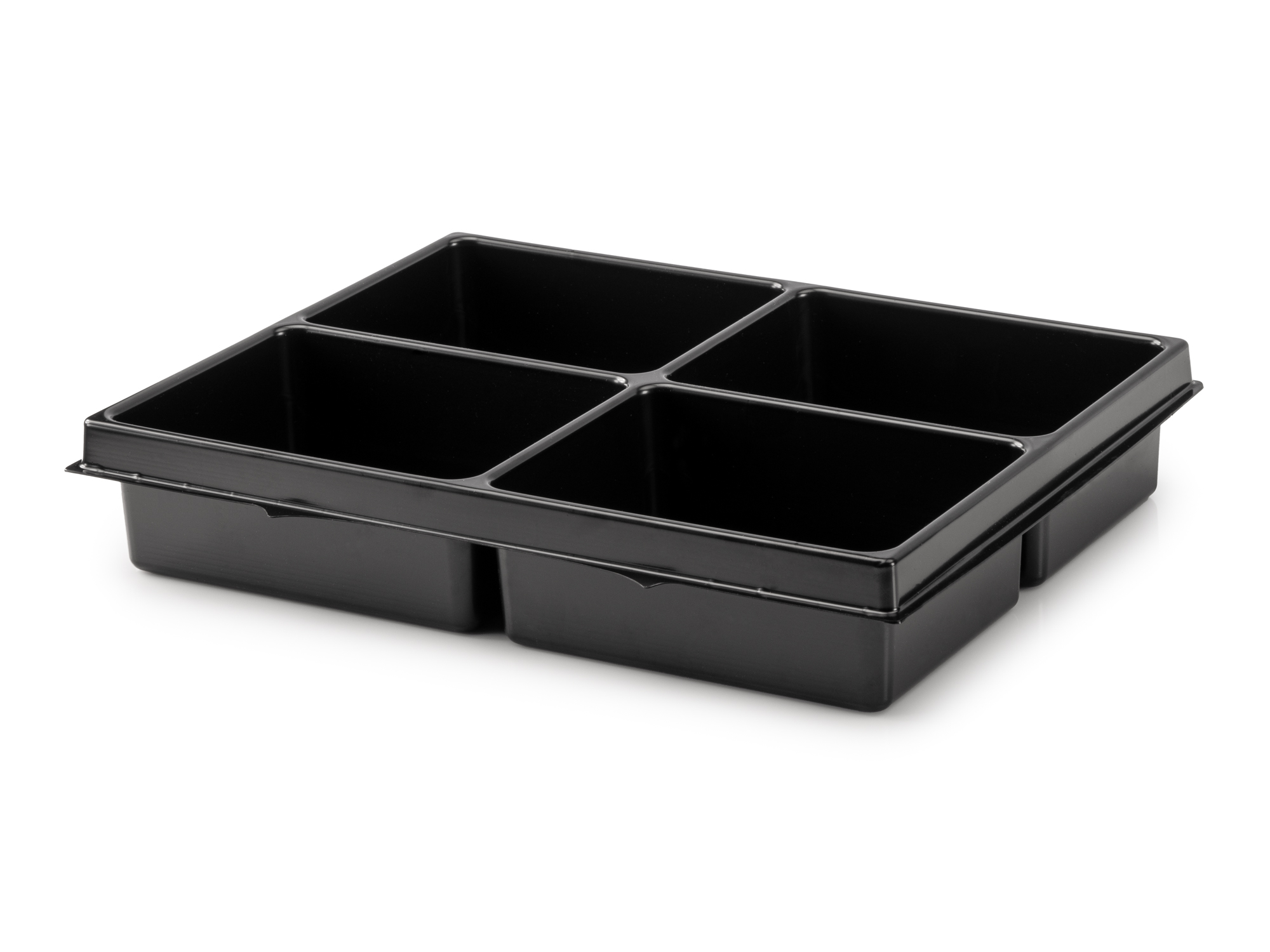 4-Cavity Parts Tray for Lidded Drawer and Open Top Drawer | TEKTON