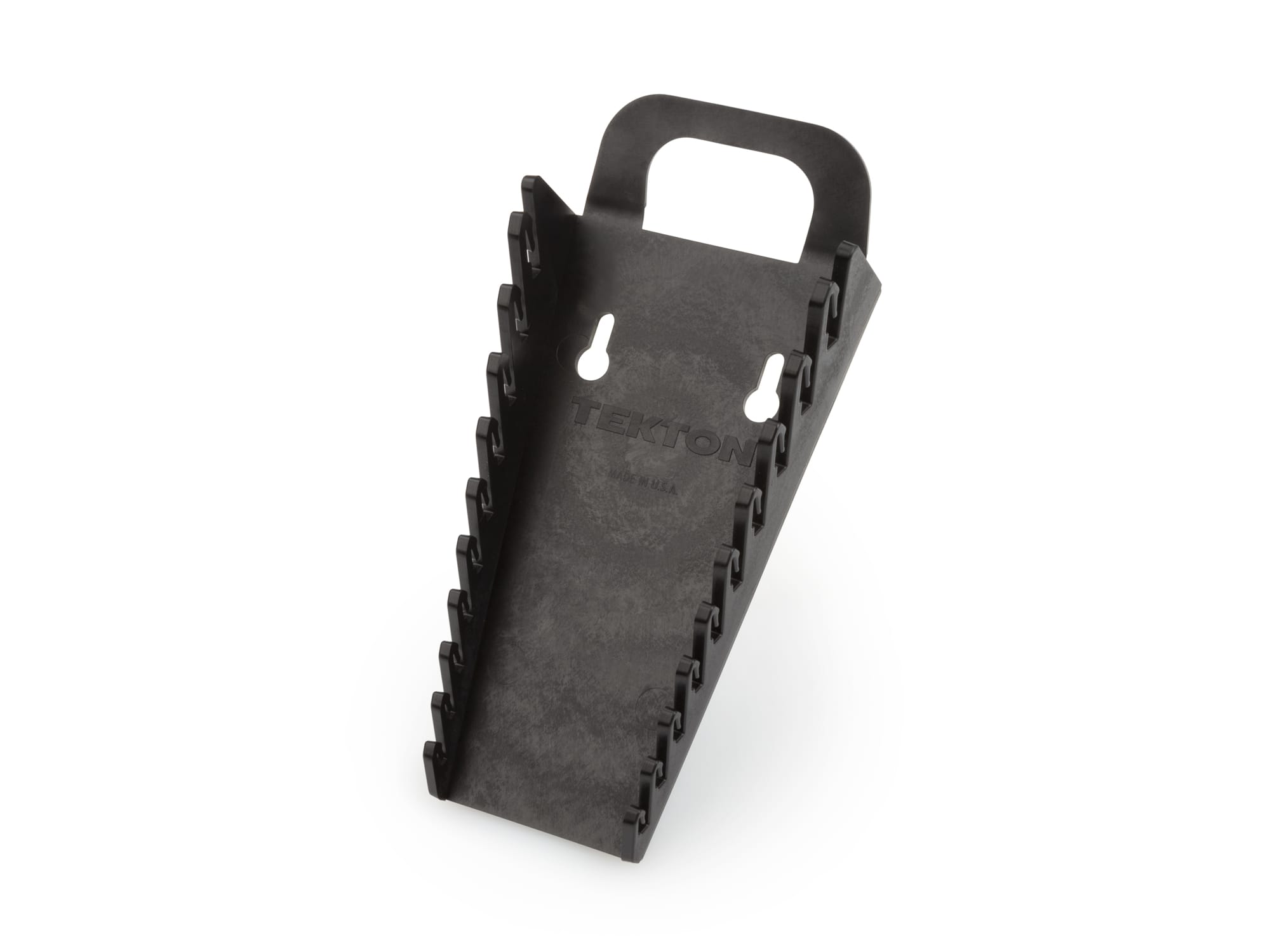 10-Tool Angle Wrench Holder - Black | TEKTON | Made in USA