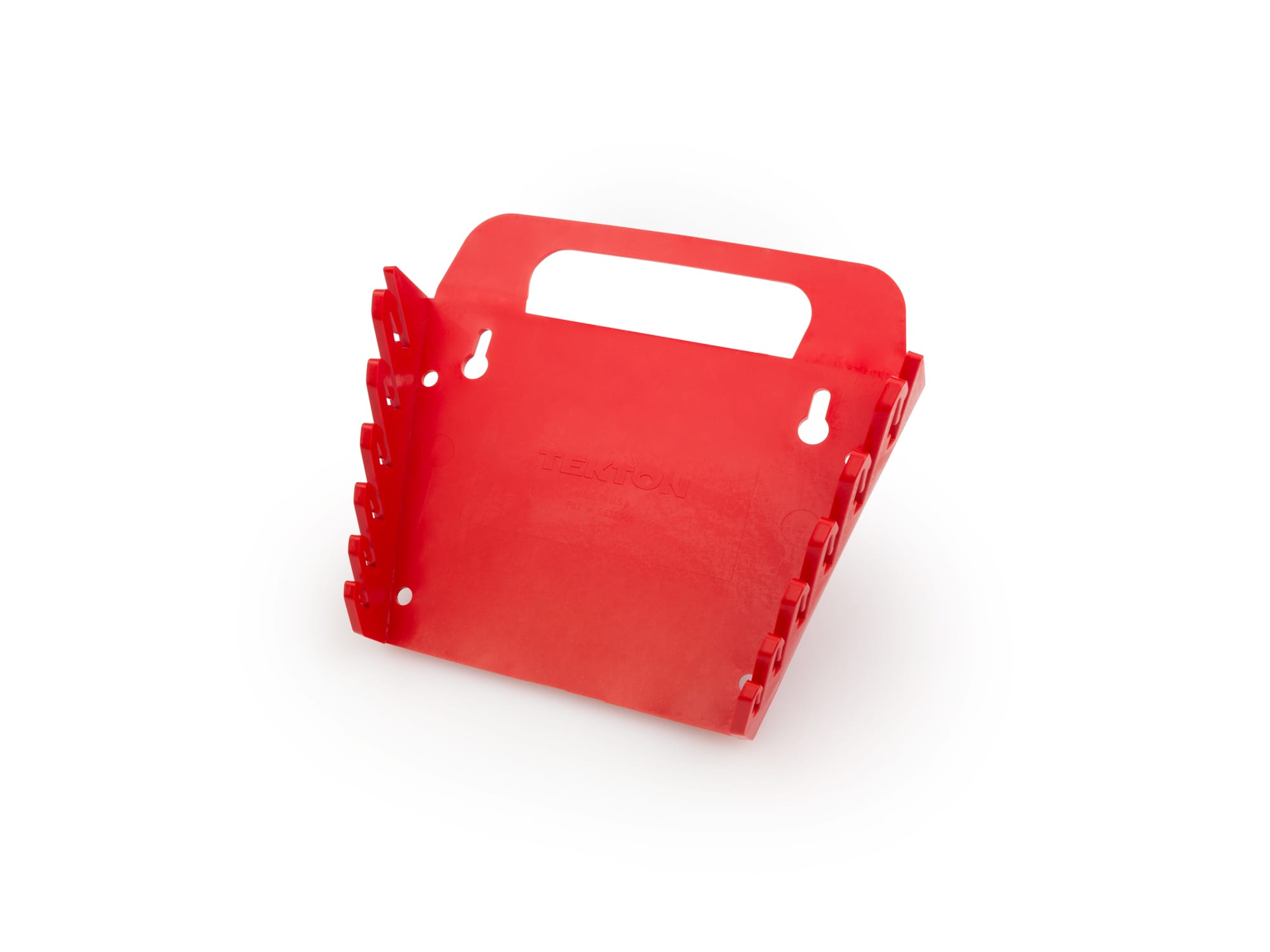 6 Tool Long Box End Wrench Holder Red TEKTON Made In USA