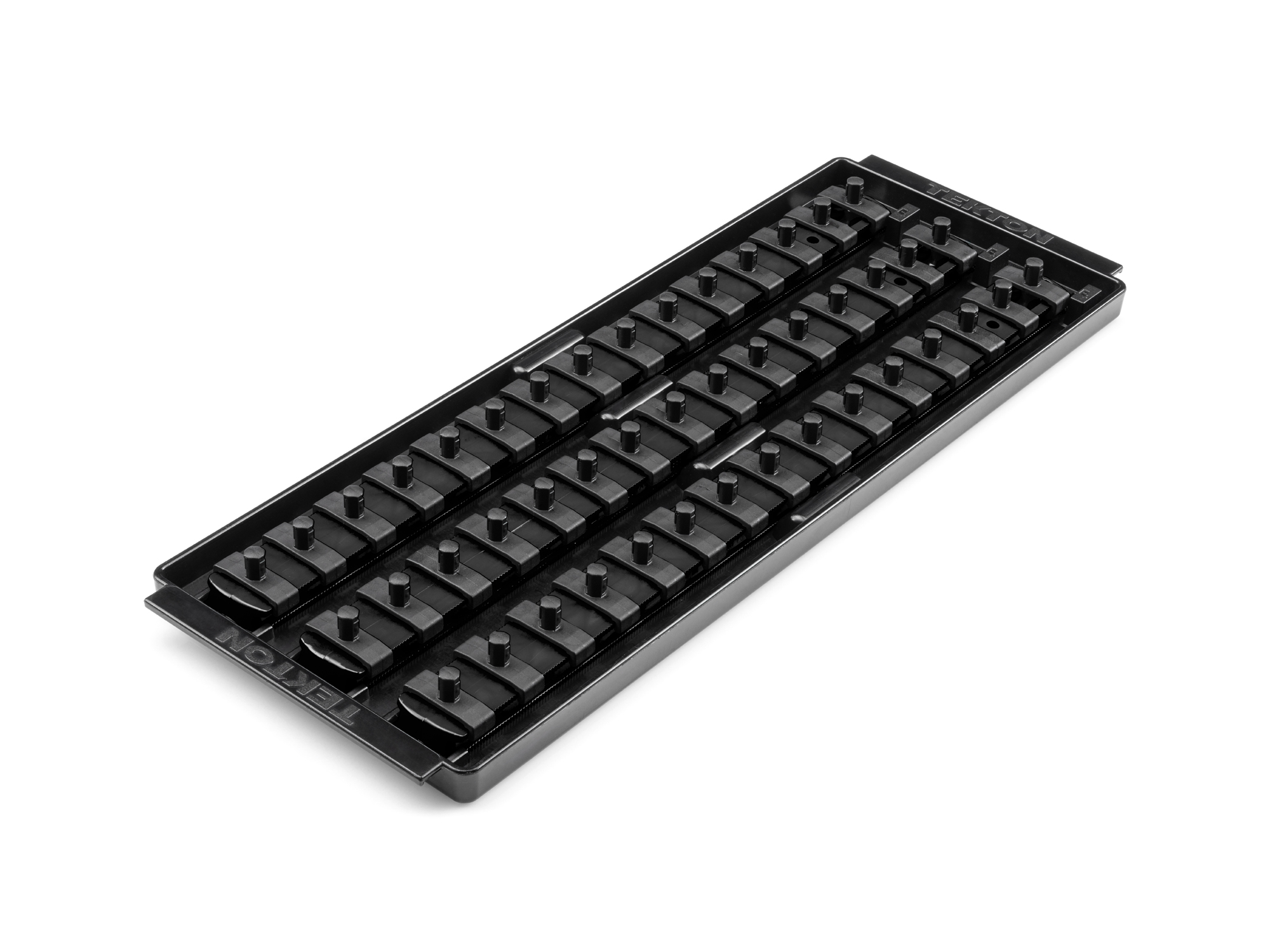 1/4 Inch Drive 3-Rail Socket Organizer Set, 45-Tool (Black) | TEKTON | USA