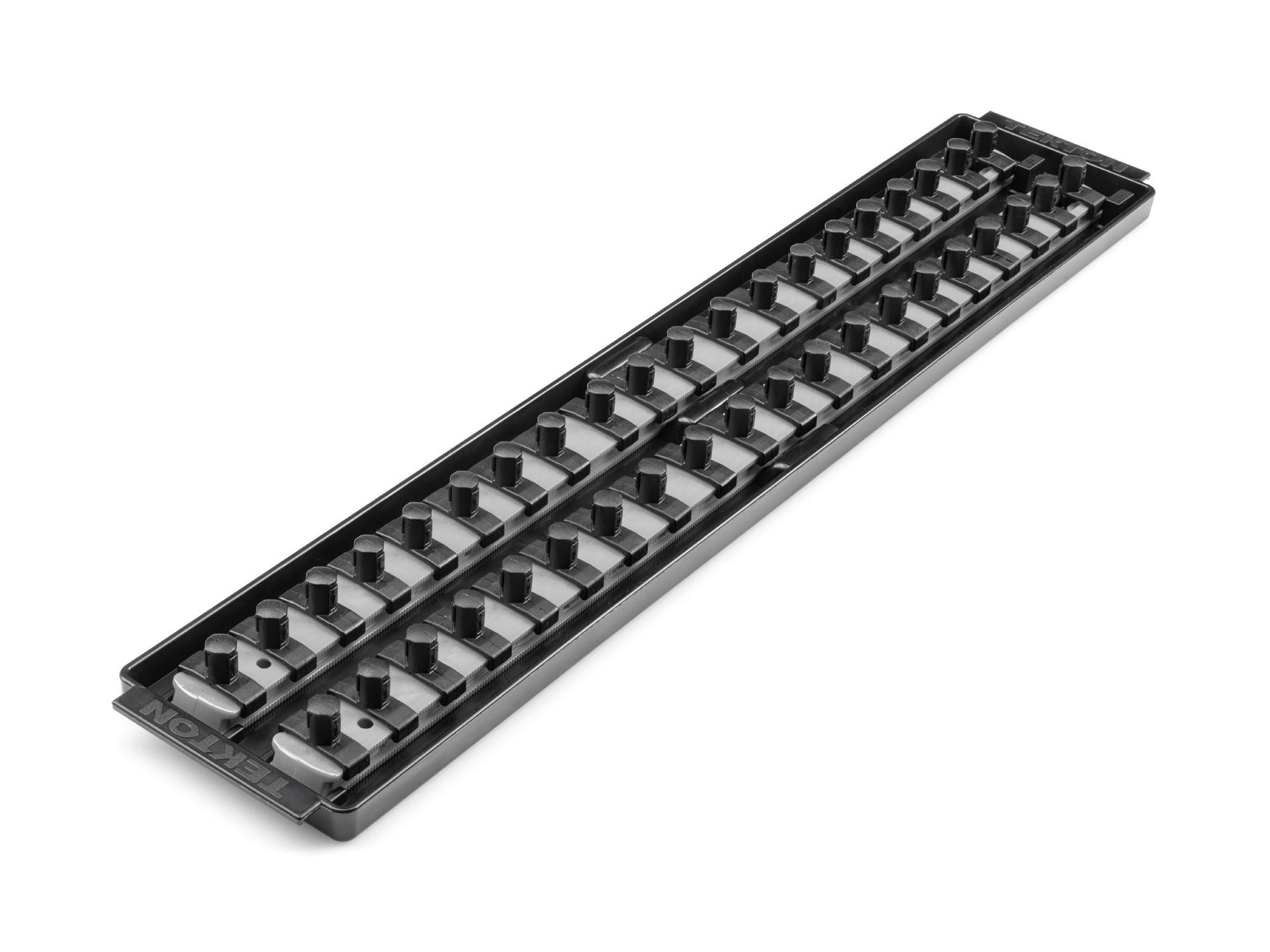 3/8 Inch Drive 2-Rail Socket Organizer Set, 40-Tool (Gray) | TEKTON | USA