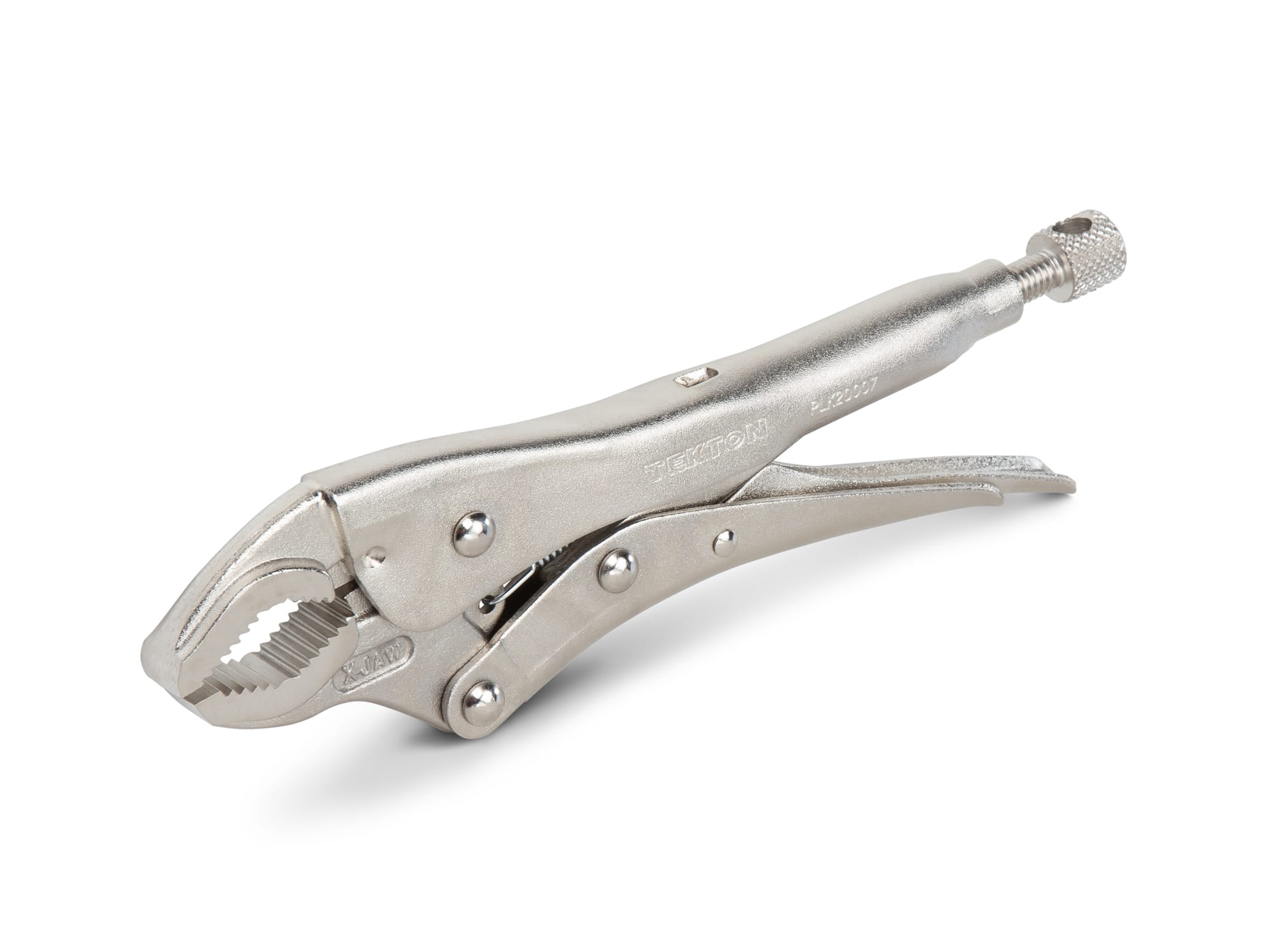 7 Inch Deep Bite Round Jaw Locking Pliers | TEKTON | PLK20007