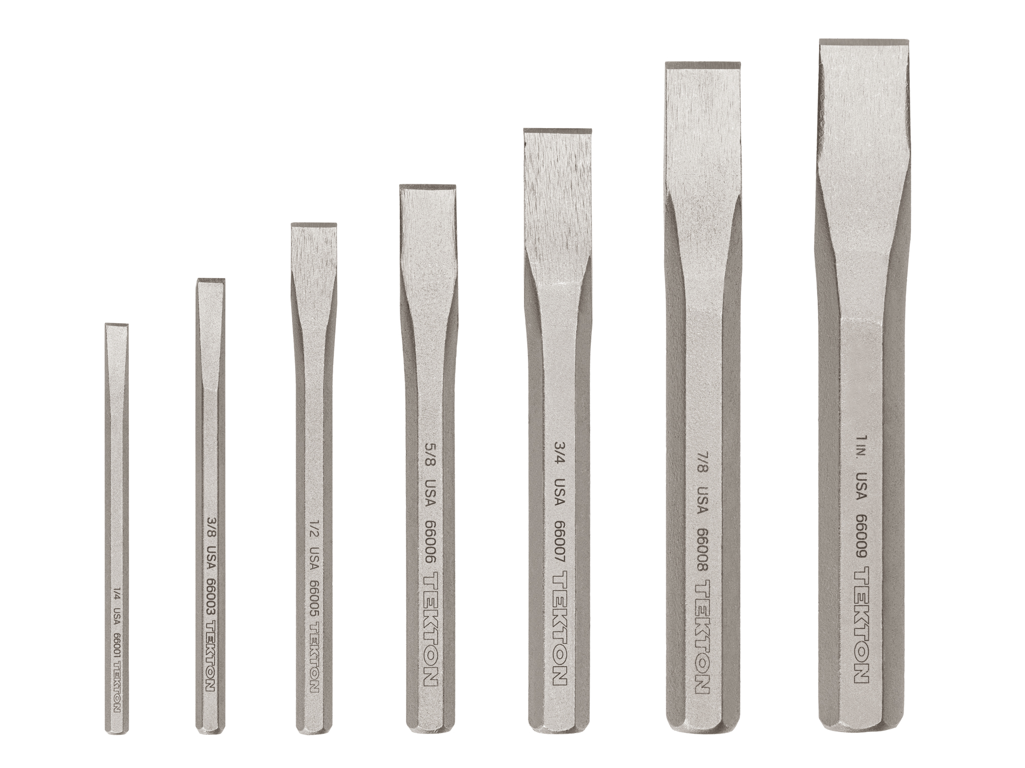 Cold Chisel Set 7 Piece TEKTON Made in USA