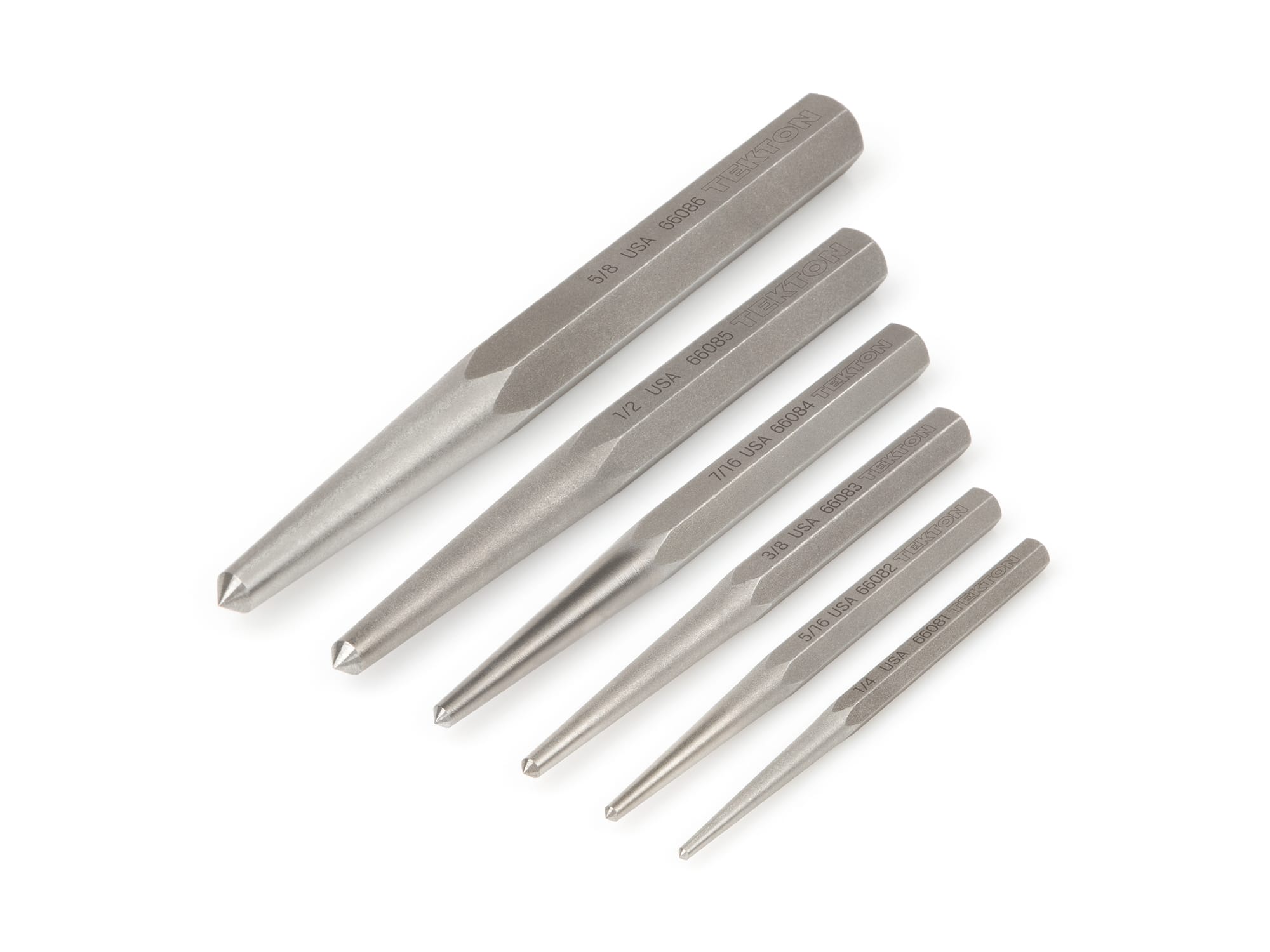 Center Punch Set (6-Piece) | TEKTON | Made in USA