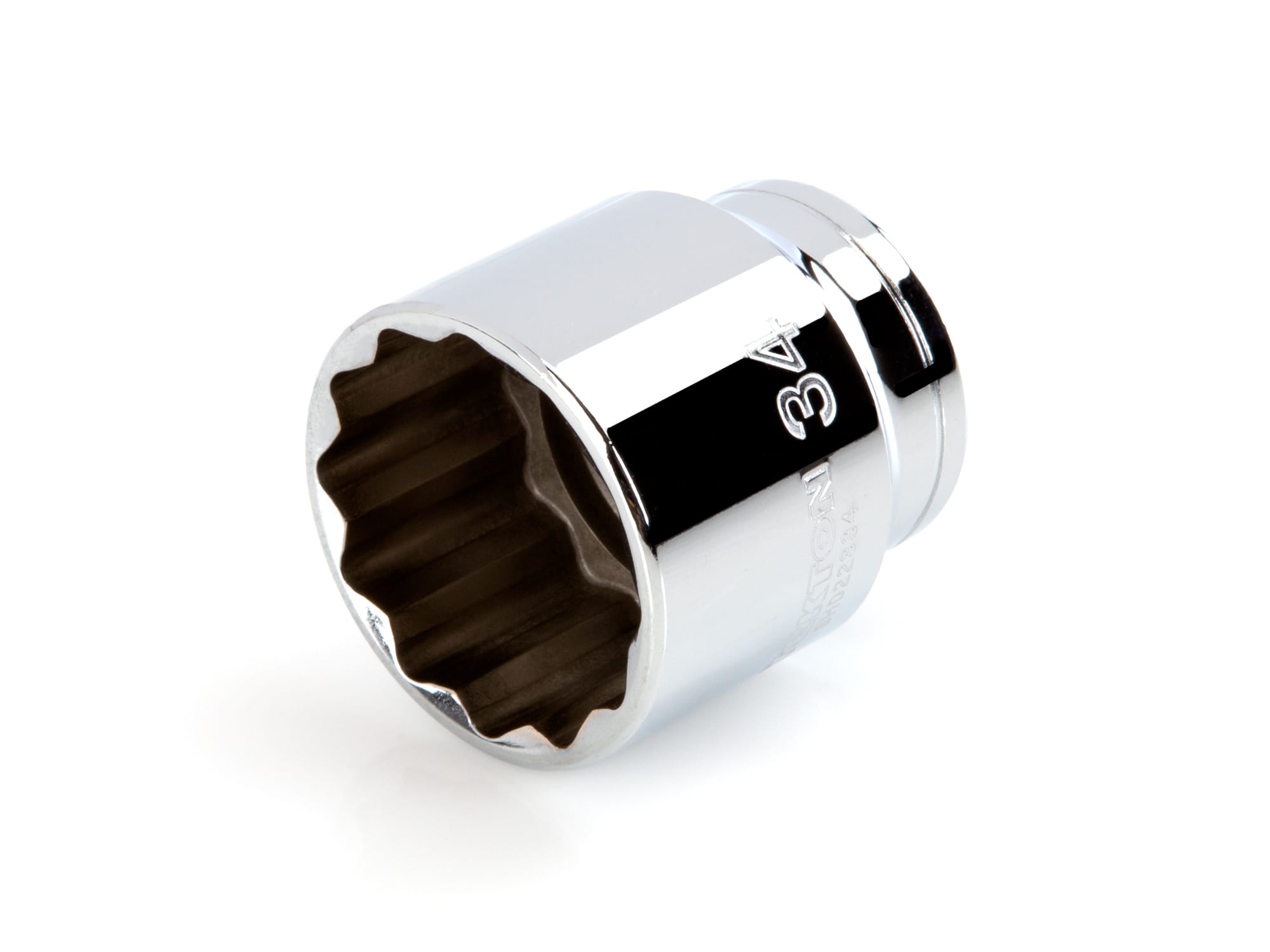 1/2 Inch Drive x 34 mm 12-Point Socket | TEKTON | SHD22334