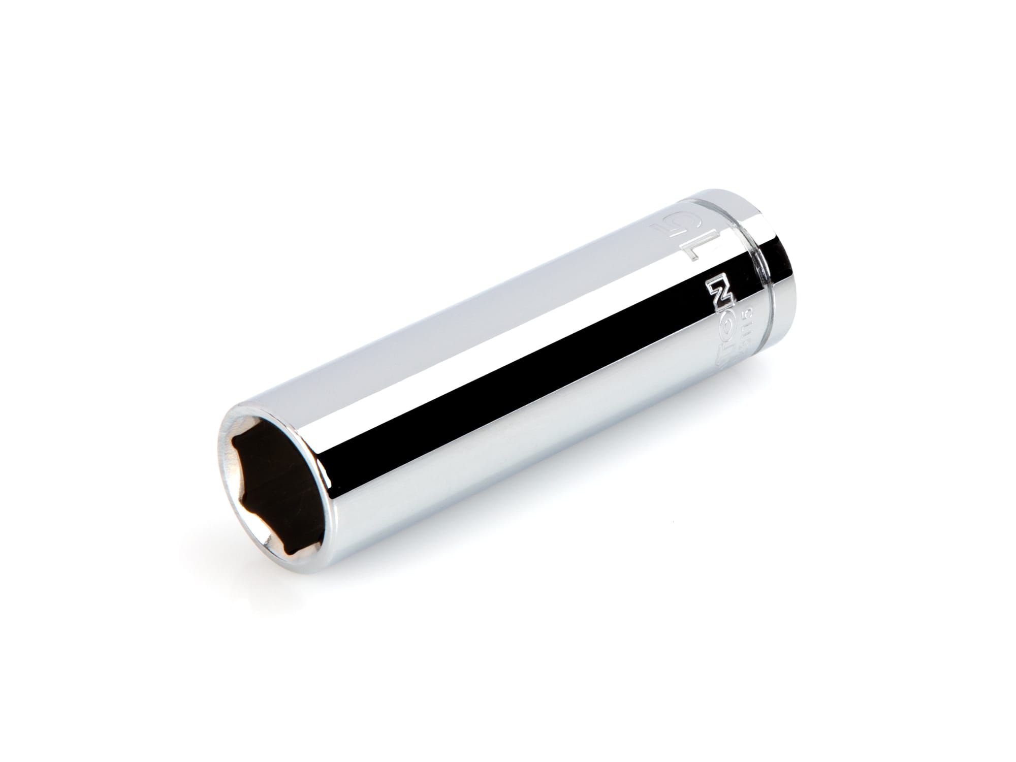 1/2 Inch Drive x 15 mm Deep 6-Point Socket | TEKTON