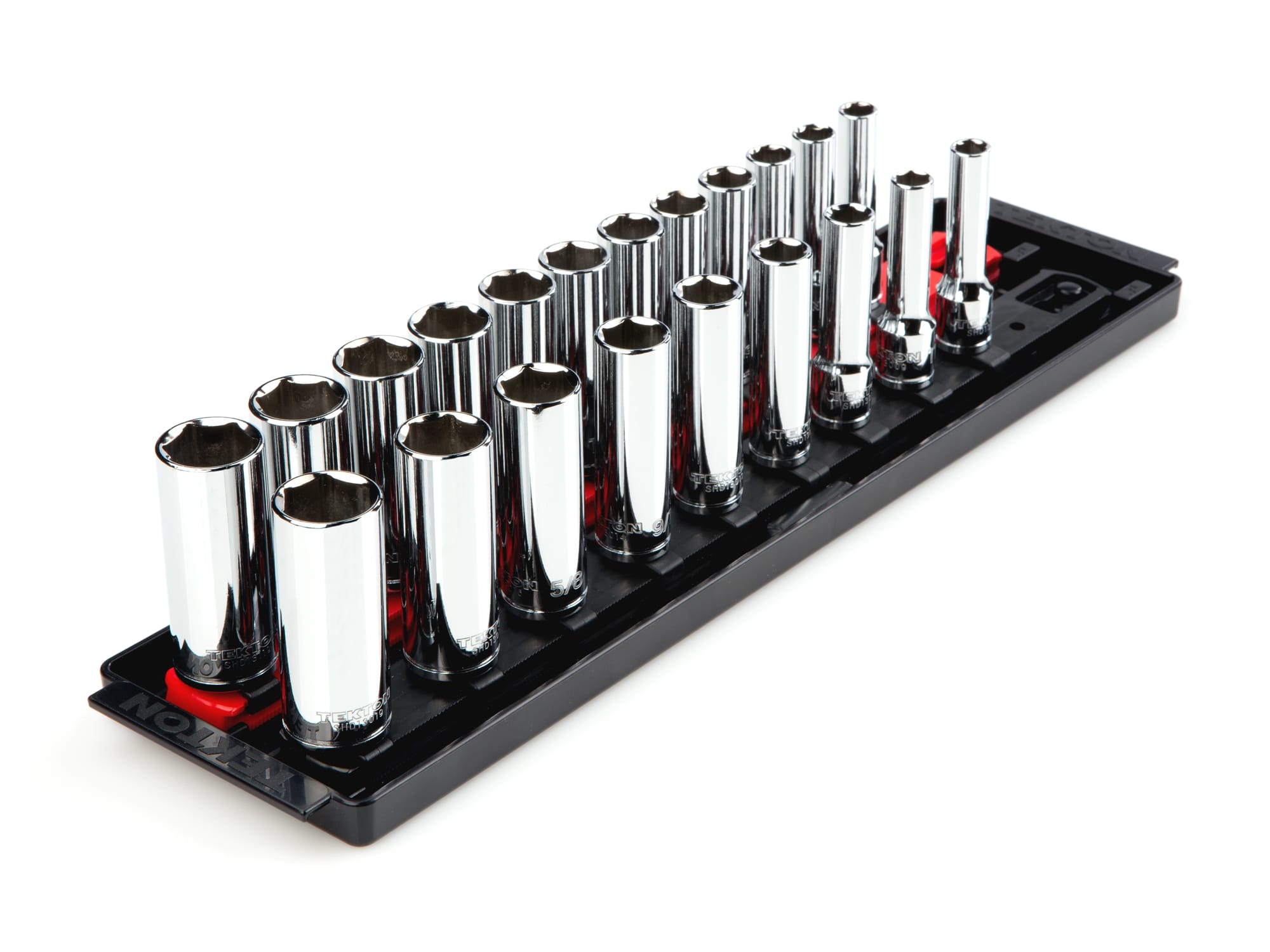 3 8 Inch Drive Deep 6 Point Socket Set 21 Piece TEKTON SHD91203
