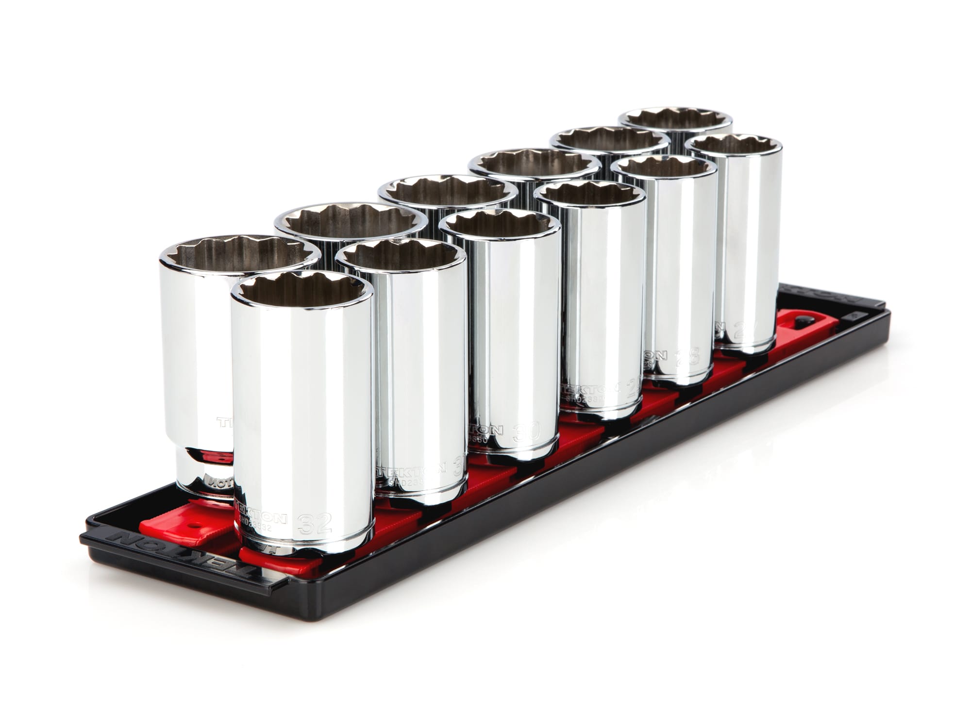1/2 Inch Drive Deep 12-Point Socket Set (12-Piece) | TEKTON | SHD92116