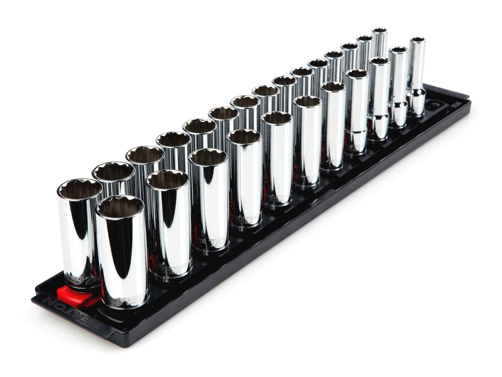 1 2 Inch Drive Deep 12 Point Socket Set 26 Piece TEKTON SHD92204