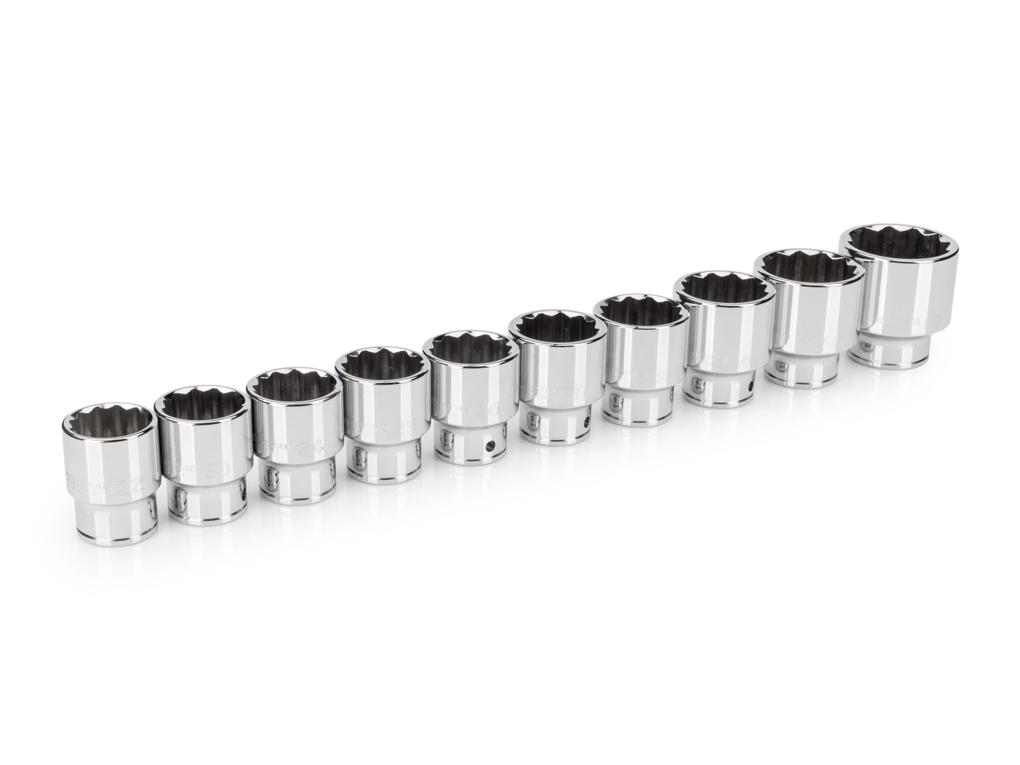 3 4 Inch Drive 12 Point Socket Set Metric 10 Piece TEKTON SHD93034
