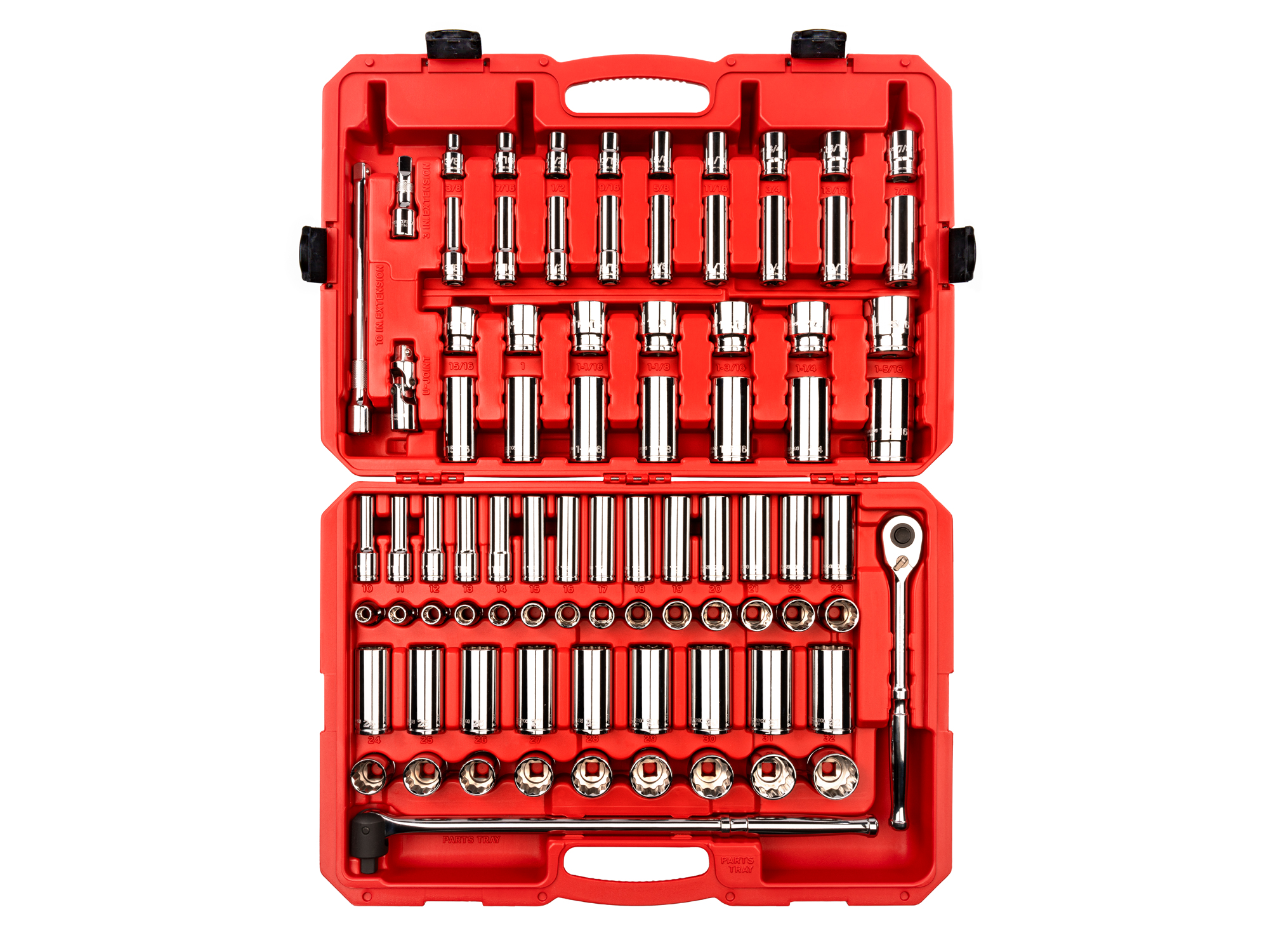83-Piece 1/2 Inch Drive 12-Point Socket and Ratchet Set | TEKTON