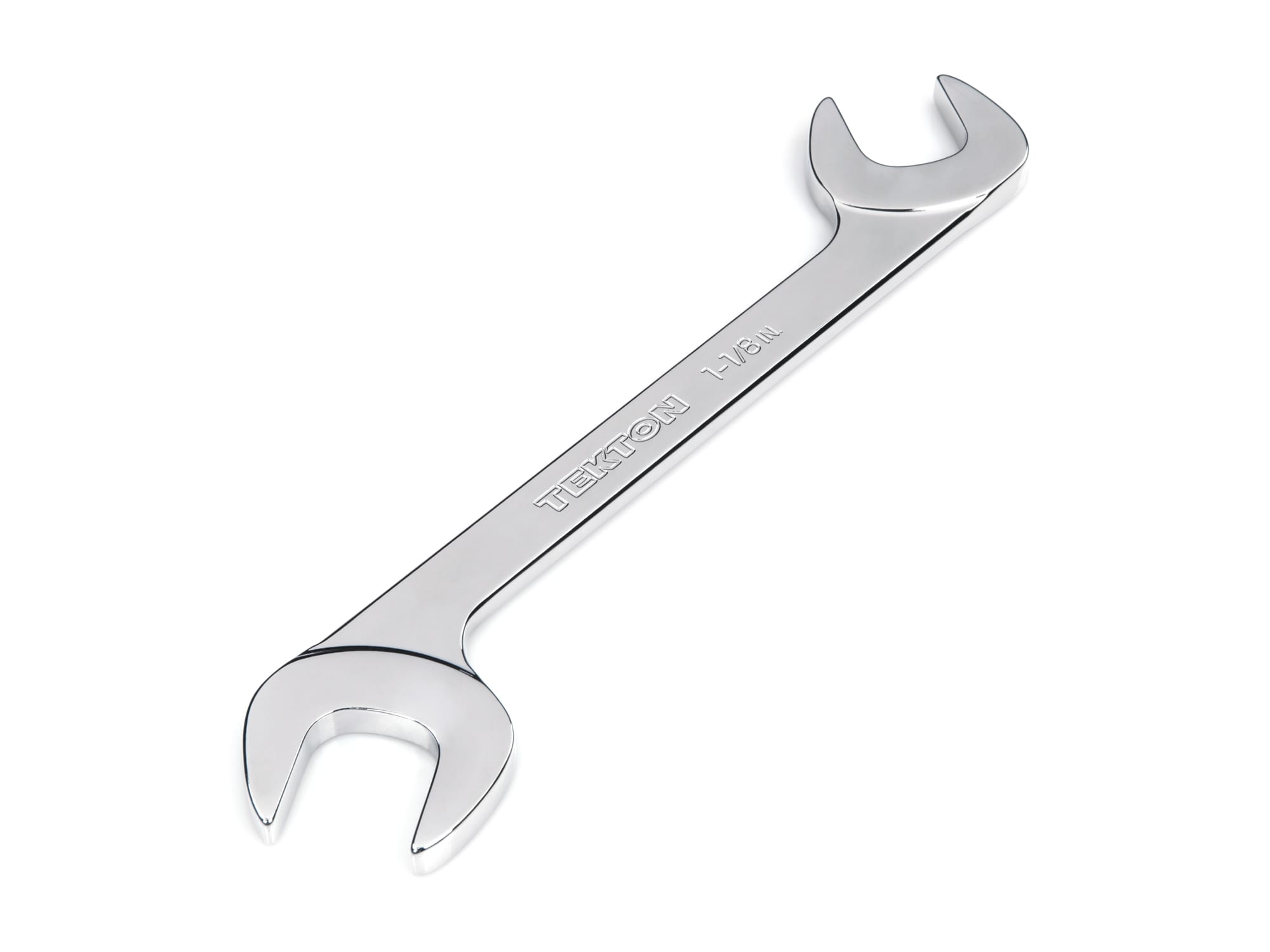 1-1/8 Inch Angle Head Open End Wrench | TEKTON